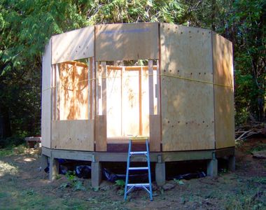 Building a Wood-Framed Panelized Yurt : 16 Steps (with Pictures ...