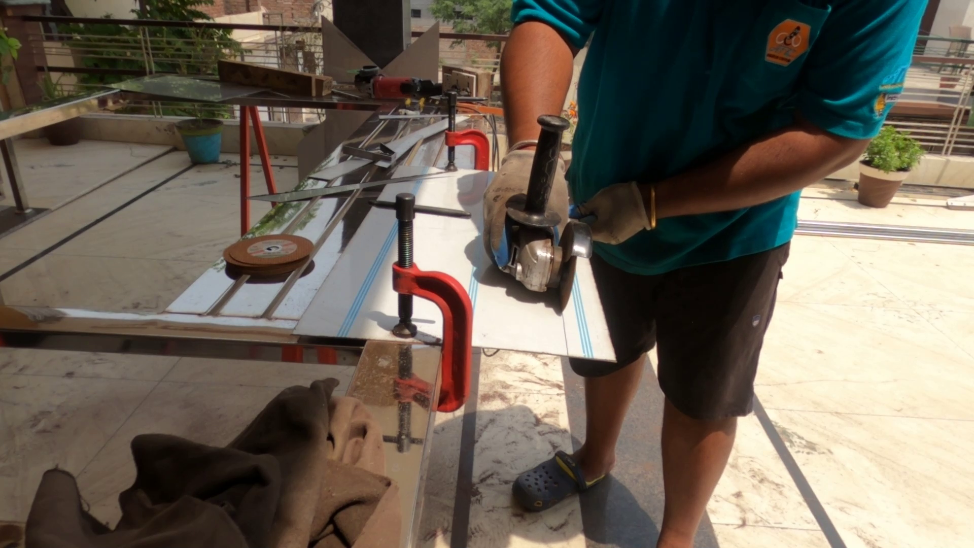 Stainless Steel Gate for Workshop : 15 Steps (with Pictures ...