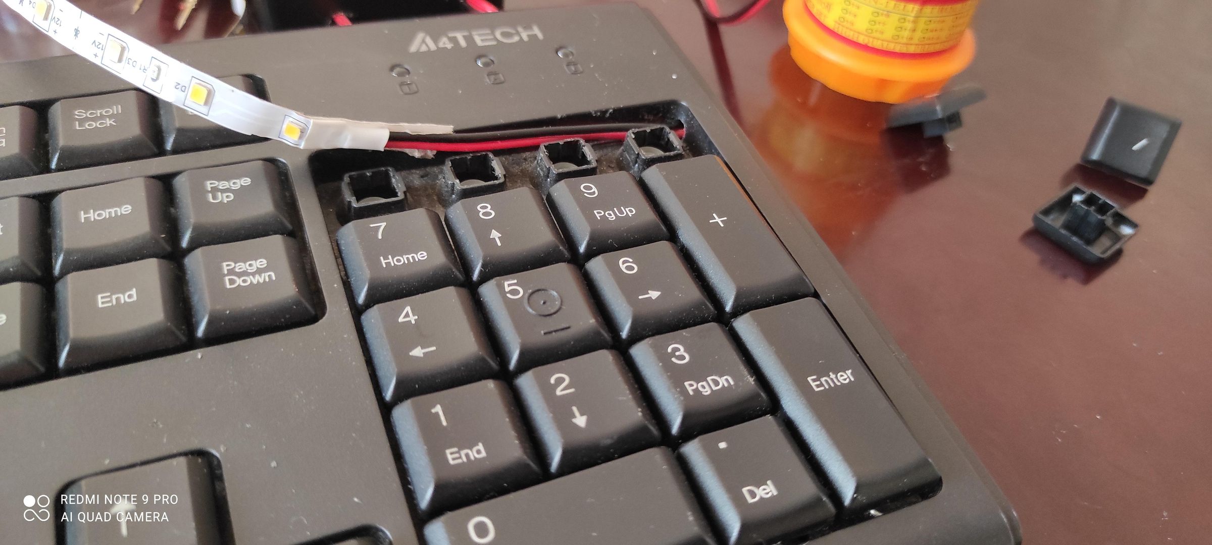 DIY Backlit Keyboard: Convert Non Backlit Keyboard Into a Backlit ...