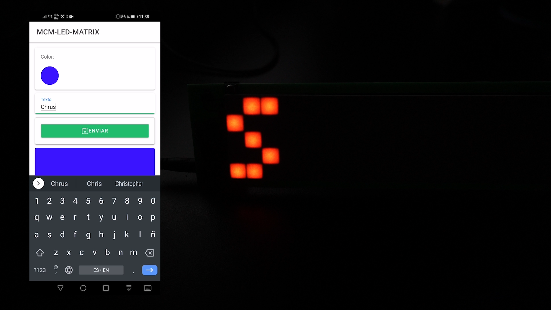 DIY INTERNET CONTROLLED SMART LED MATRIX (ADAFRUIT + ESP8266 + WS2812 ...