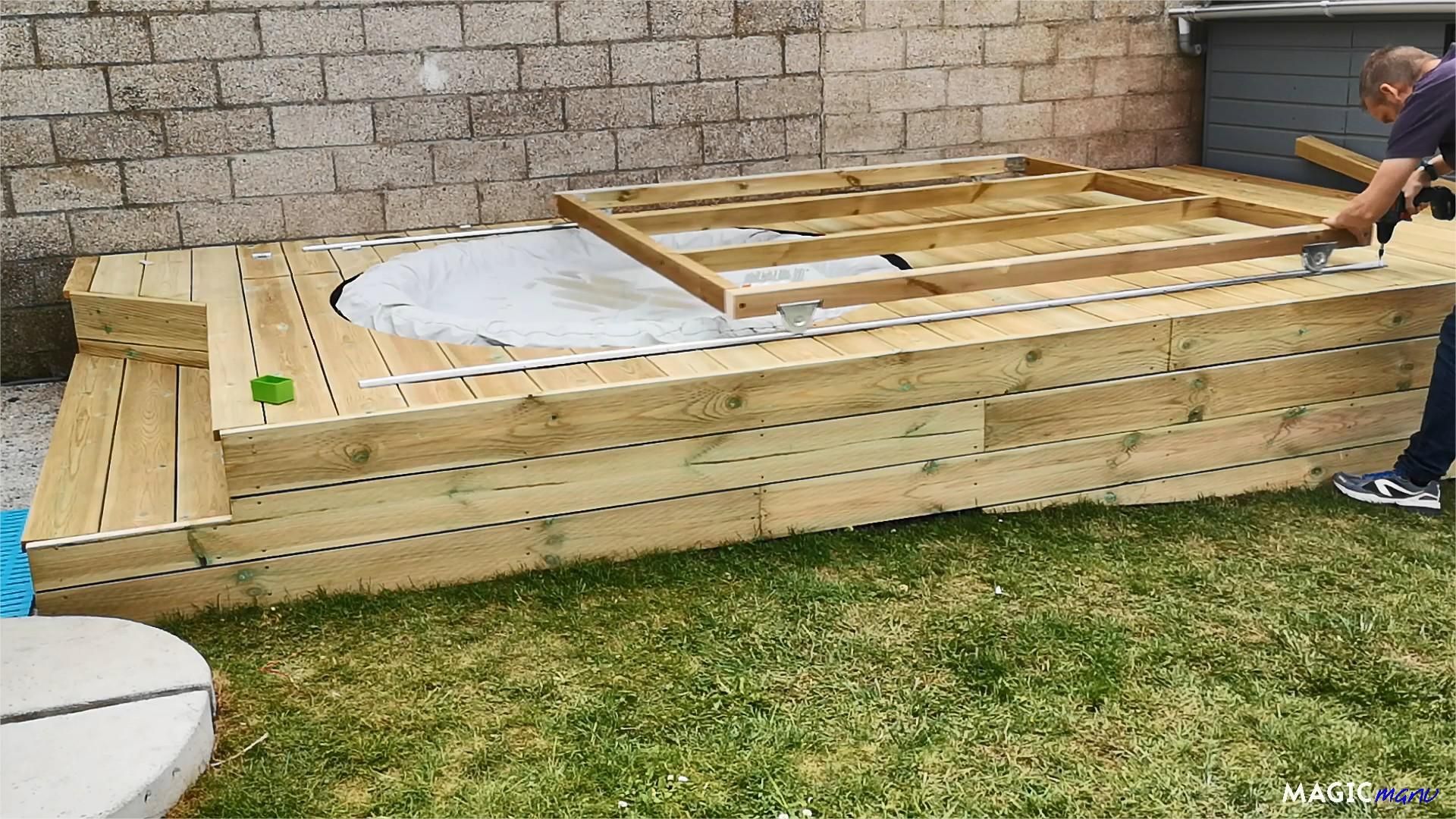 Make a Floating Deck for an Inflatable SPA, With a Motorized Cover ...