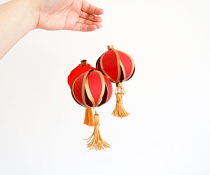 DIY Mini Chinese Lanterns | Simple Card Project : 12 Steps (with ...