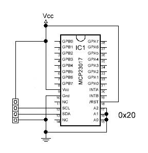 Adding an MCP23017 I/O Extender to Arduino or ESP8266 - Instructables