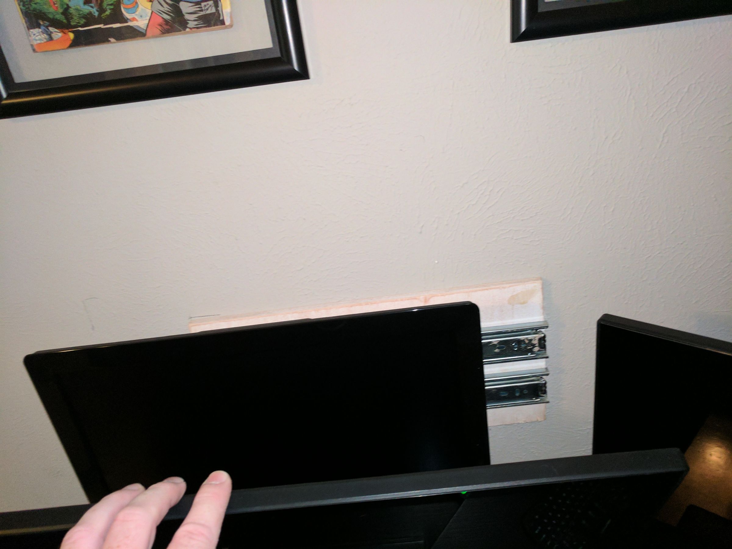 Sliding TV Mount Using Drawer Slides - Instructables