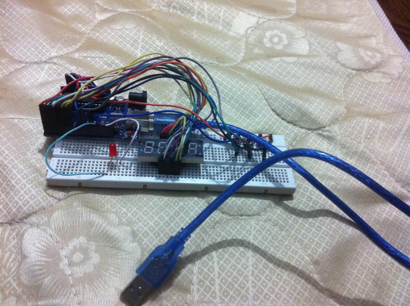 Digital Clock Using Arduino 4 Steps Instructables