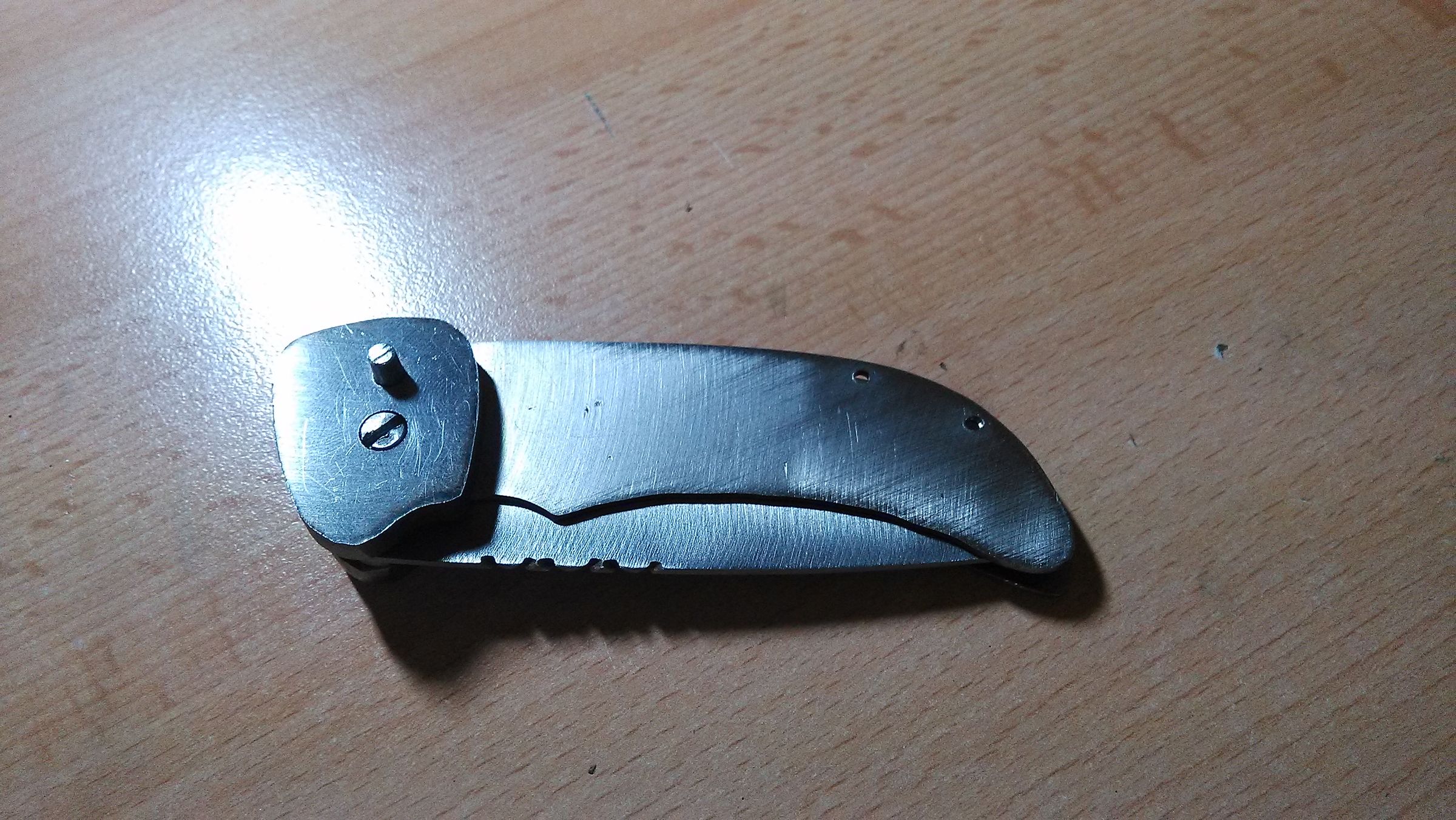 DIY Folding Knife With Button Lock : 11 Steps (with Pictures ...