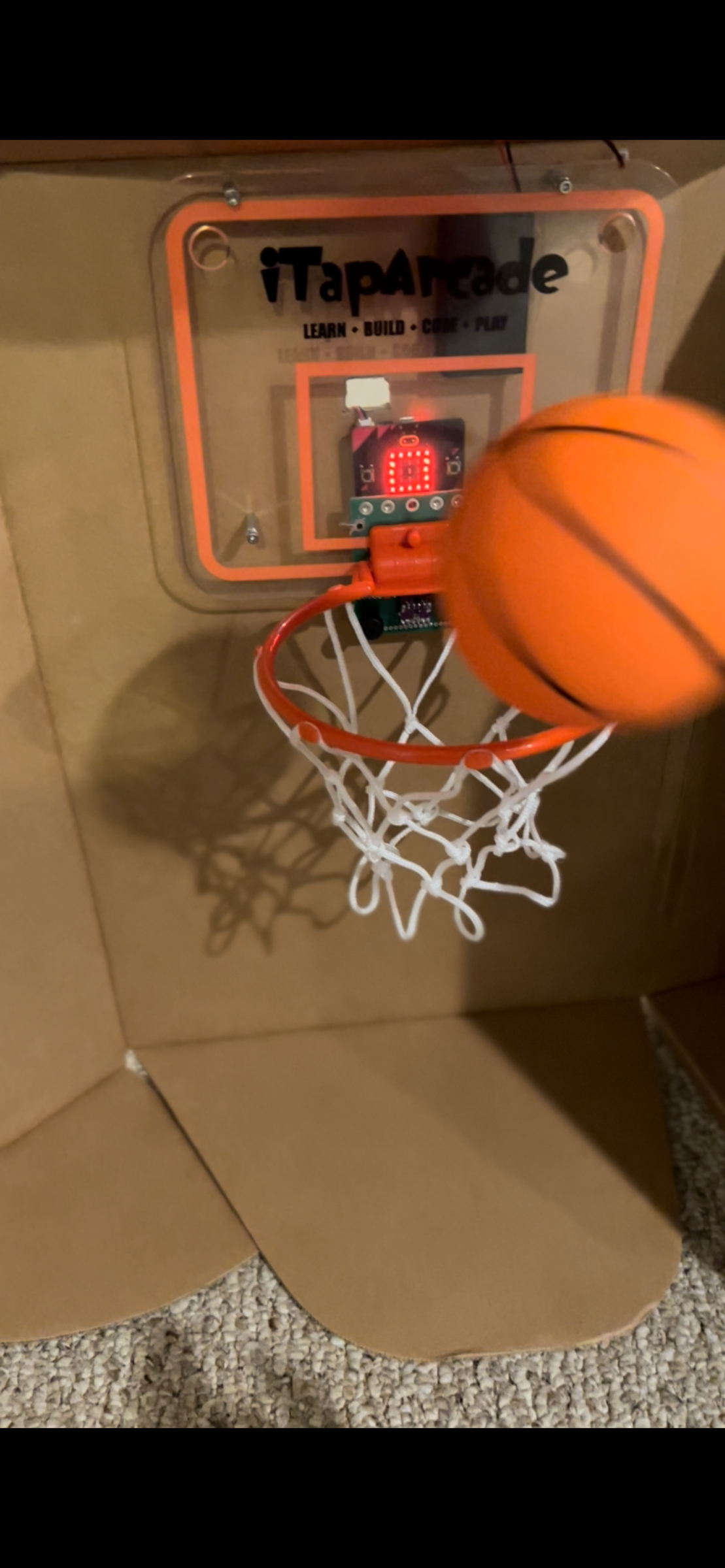 Hoops Arcade! - Mini Basketball Arcade Kit for Micro:Bit : 5 Steps ...