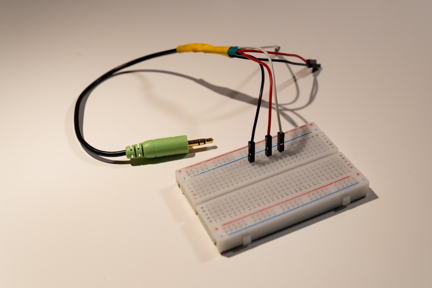 3.5mm Audio Cable to Breadboard Adapter : 6 Steps (with Pictures ...