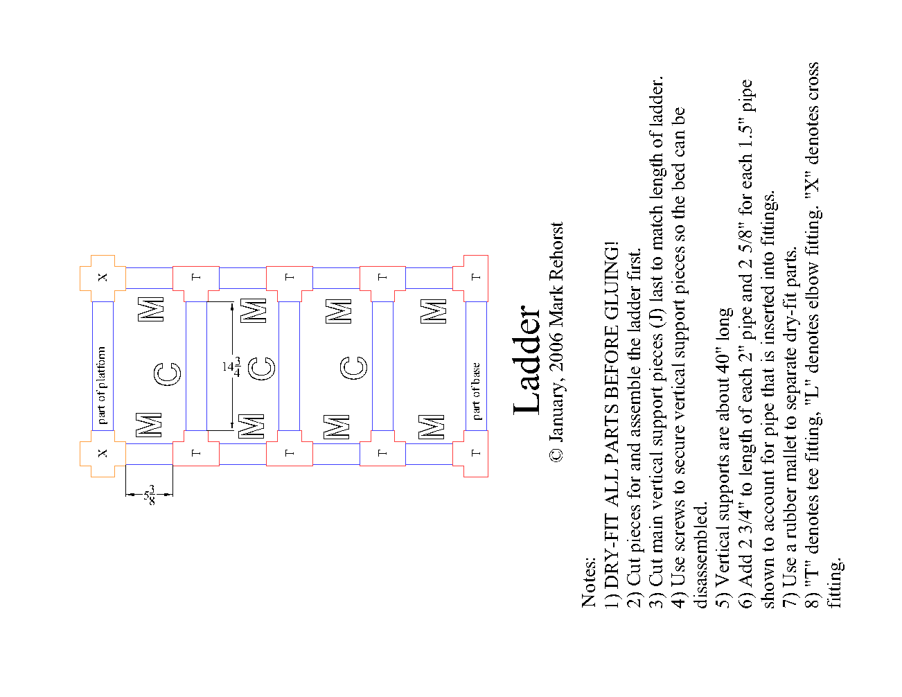 Twin Size Loft Bed Made From PVC Water Pipe : 3 Steps - Instructables