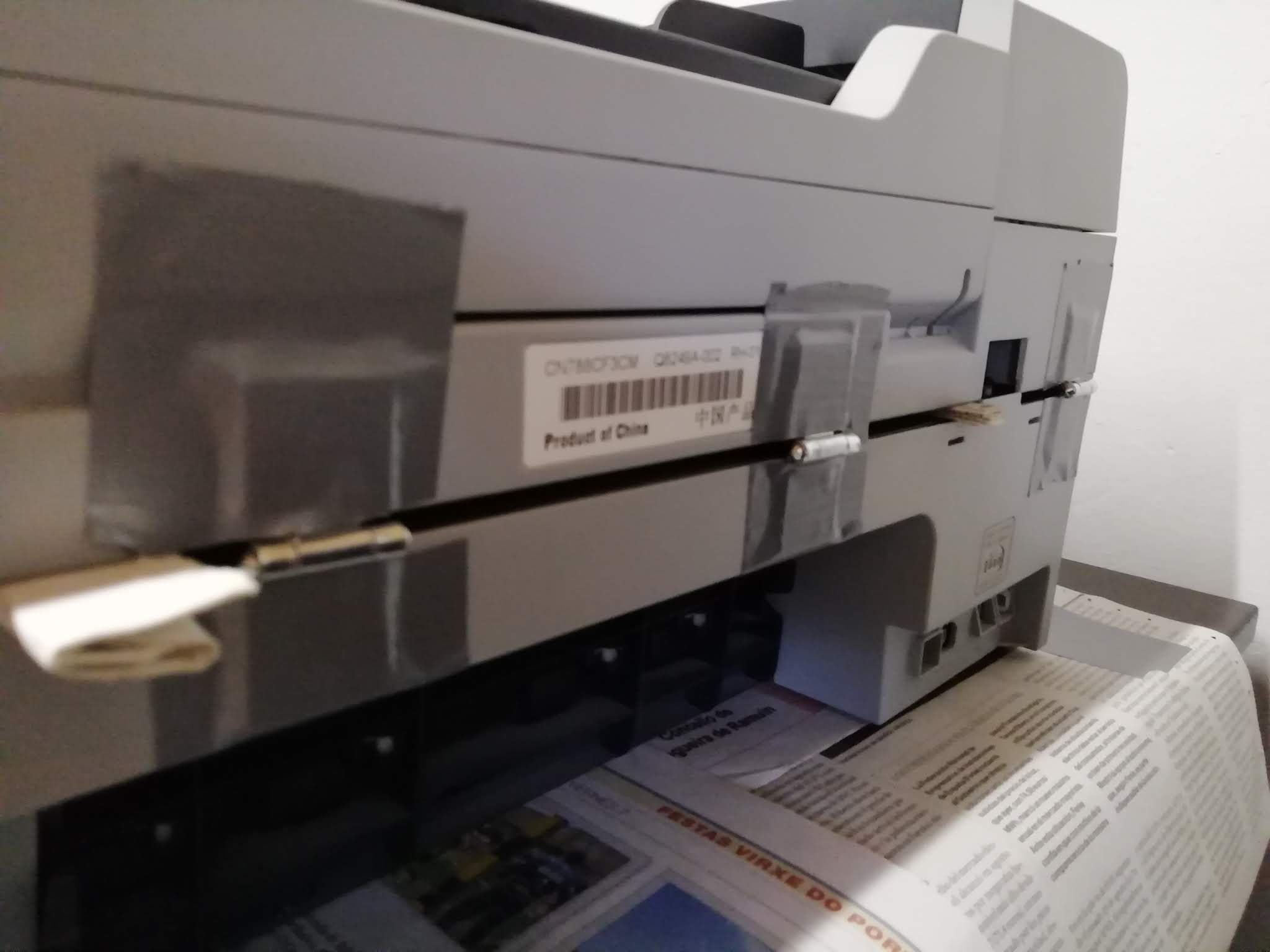 How to Fix a Broken Printer Hinge and Door Sensor (HP Officejet J6488 ...