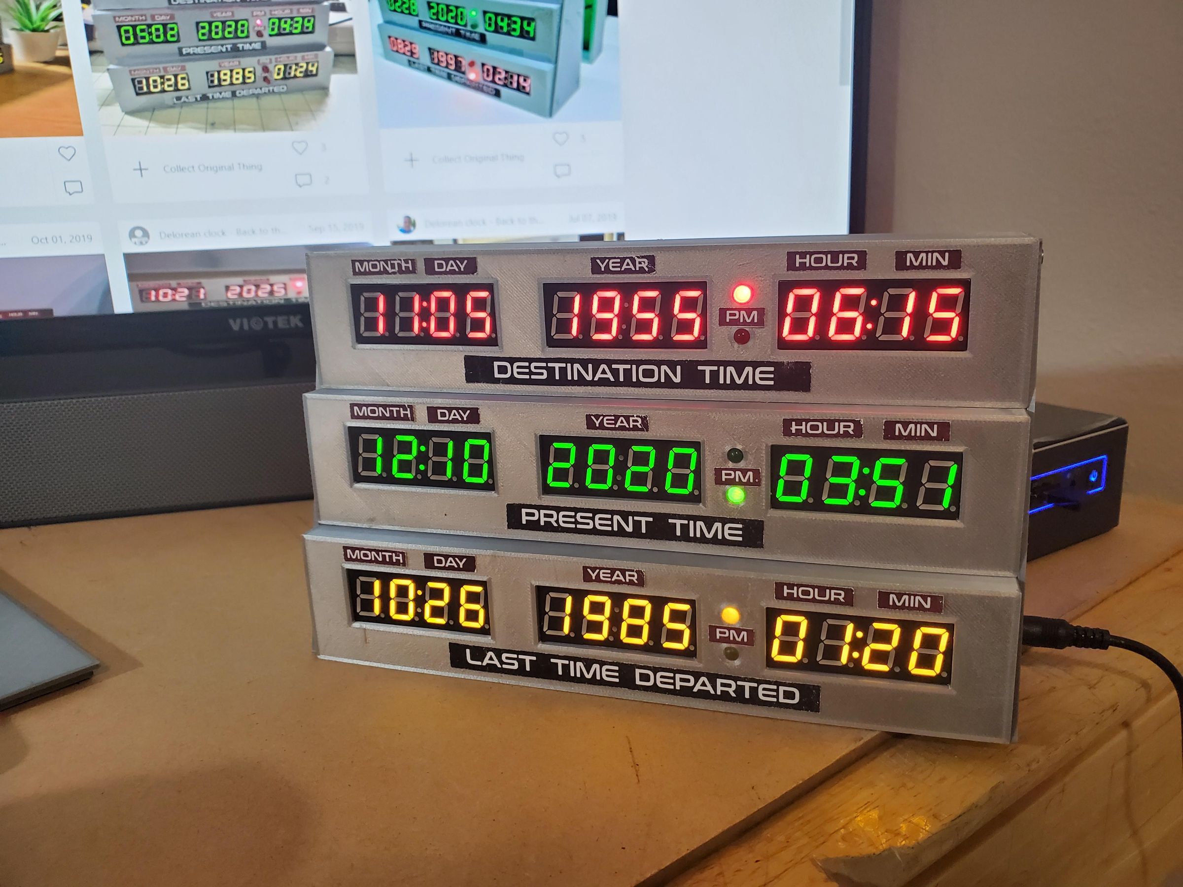 Futuristic Clock BTTF Style : 14 Steps (with Pictures) - Instructables