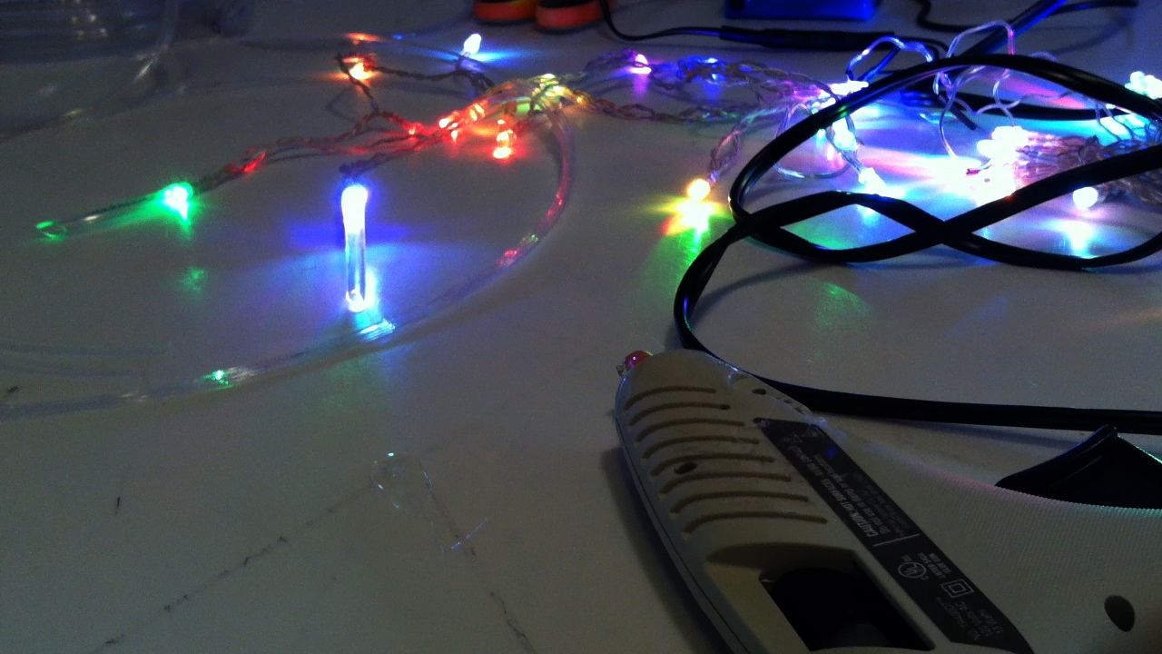 how to attach fiber optic filament to an led DIY Project to Discover ...