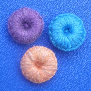 Buttons From Yarn and Washers : 4 Steps (with Pictures) - Instructables