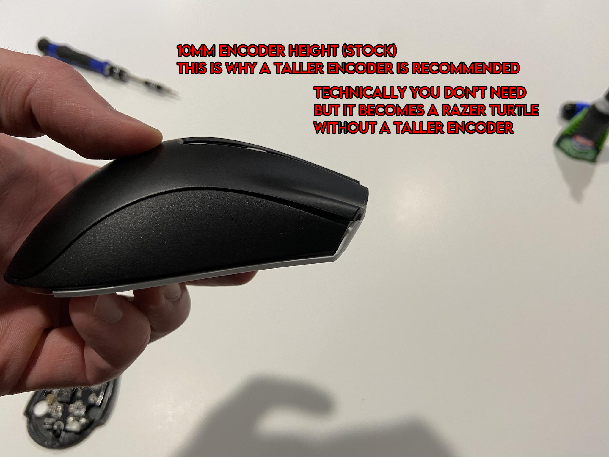 Razer Deathadder Mini V2 Wireless Mouse Mod (G305) : 5 Steps ...