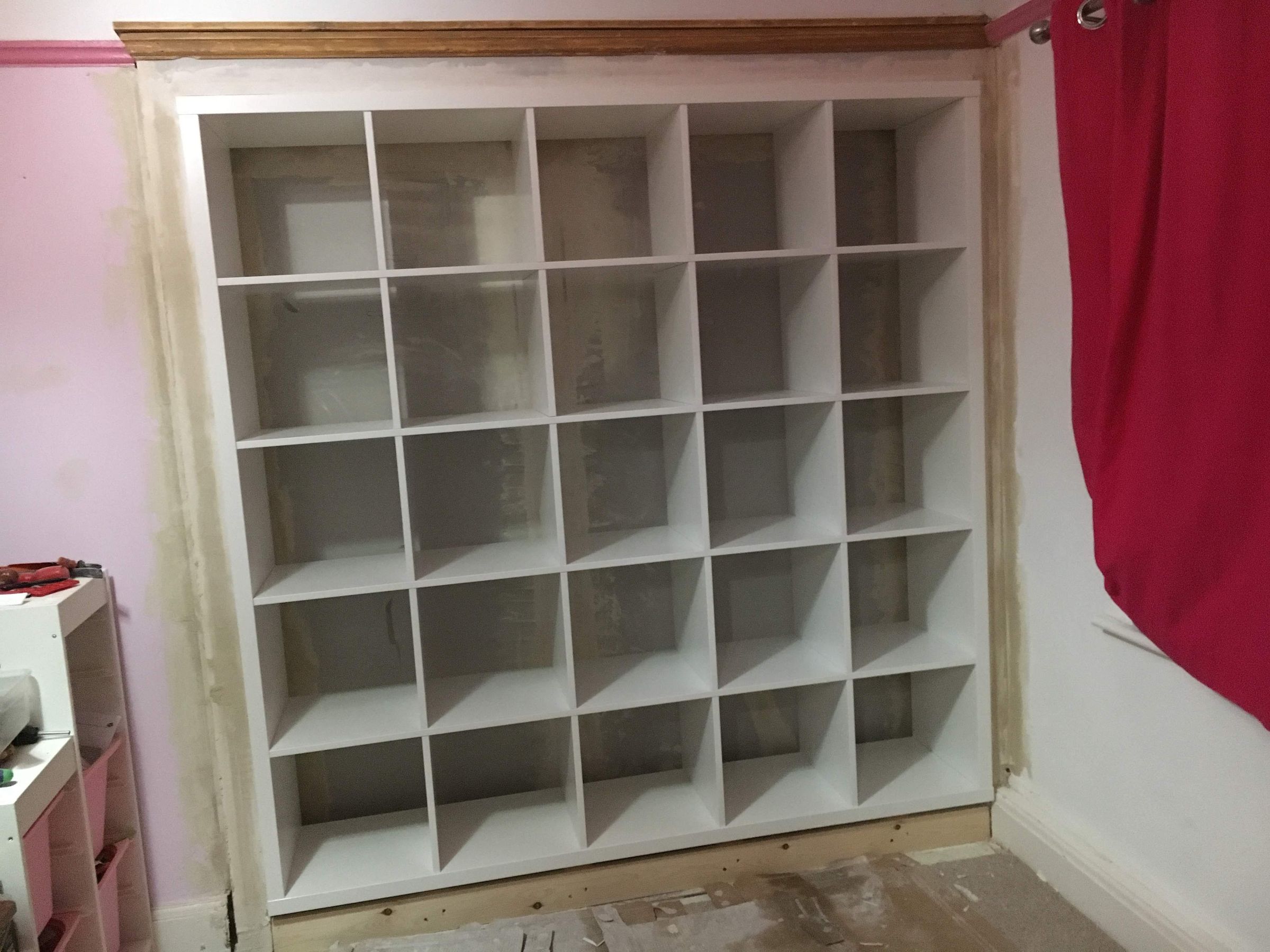 Old Storage Makeover Using Ikea Kallax 5x5 Unit : 5 Steps (with ...