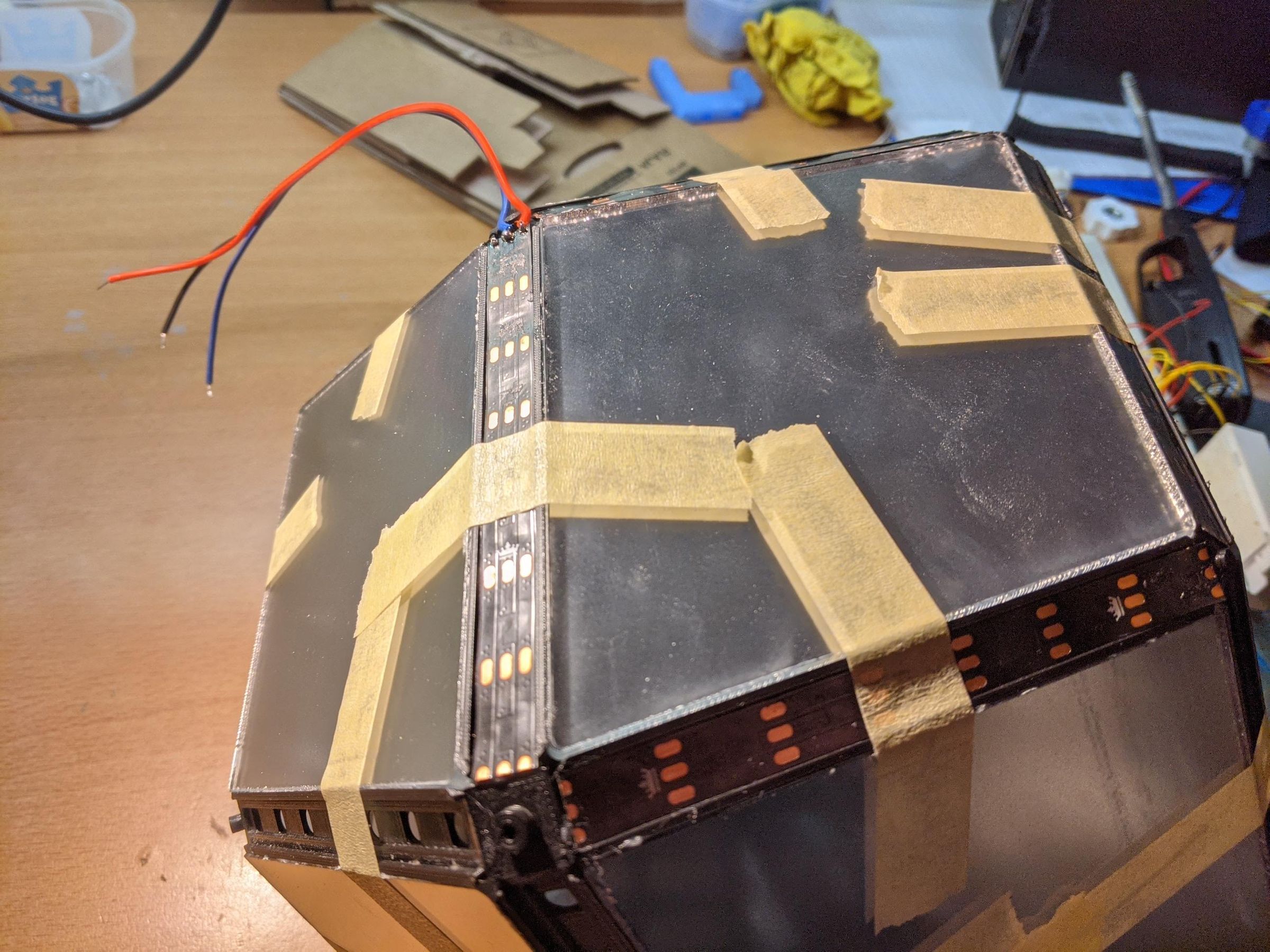 Rhombic Dodecahedron Infinity Lamp : 11 Steps (with Pictures ...