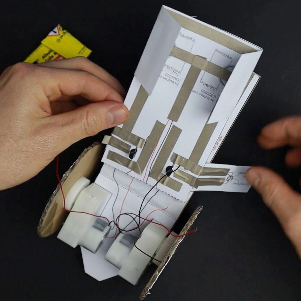 DIY Robotics Plattform Using a Smartphone and Paper Circuits : 11 Steps ...