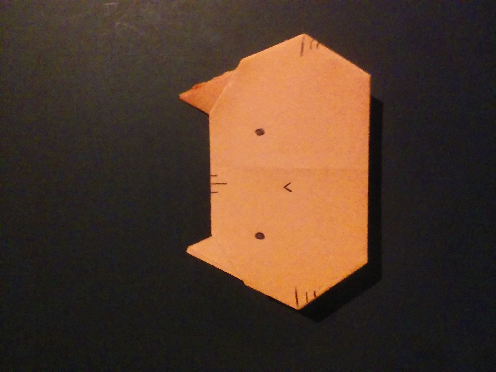 Origami Cat : 4 Steps - Instructables