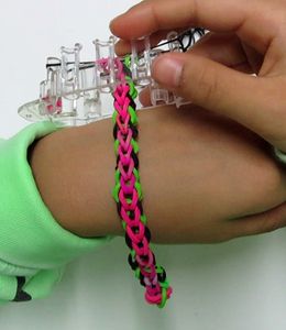 Rainbow Loom French Braid Bracelet Tutorial : 9 Steps (with Pictures ...