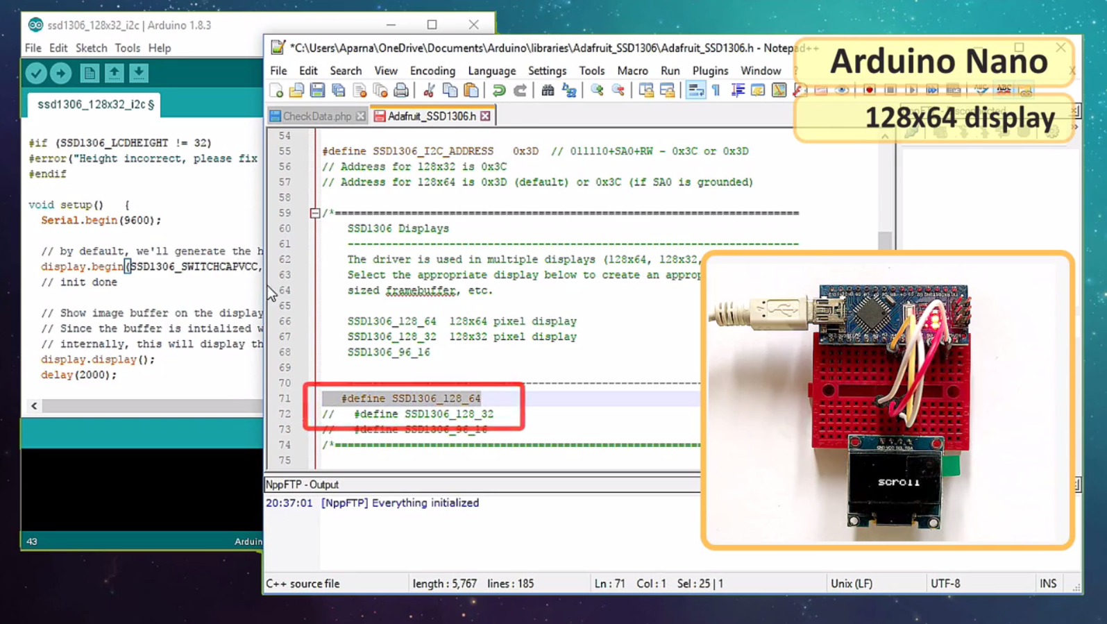 OLED I2C Display Arduino/NodeMCU Tutorial : 15 Steps - Instructables