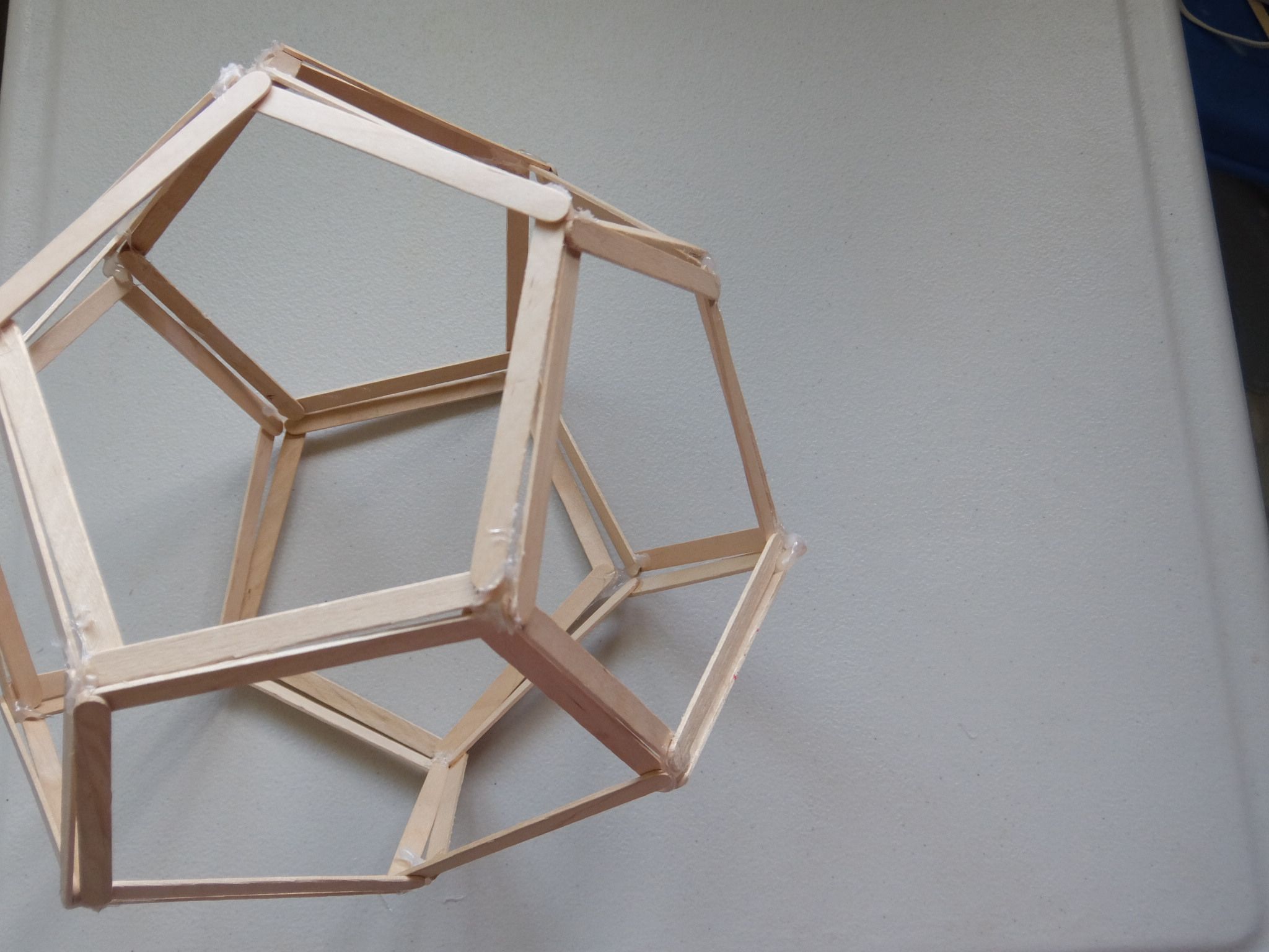 5 Platonic Solids Popsicle Sticks Models DIY : 6 Steps (with Pictures ...