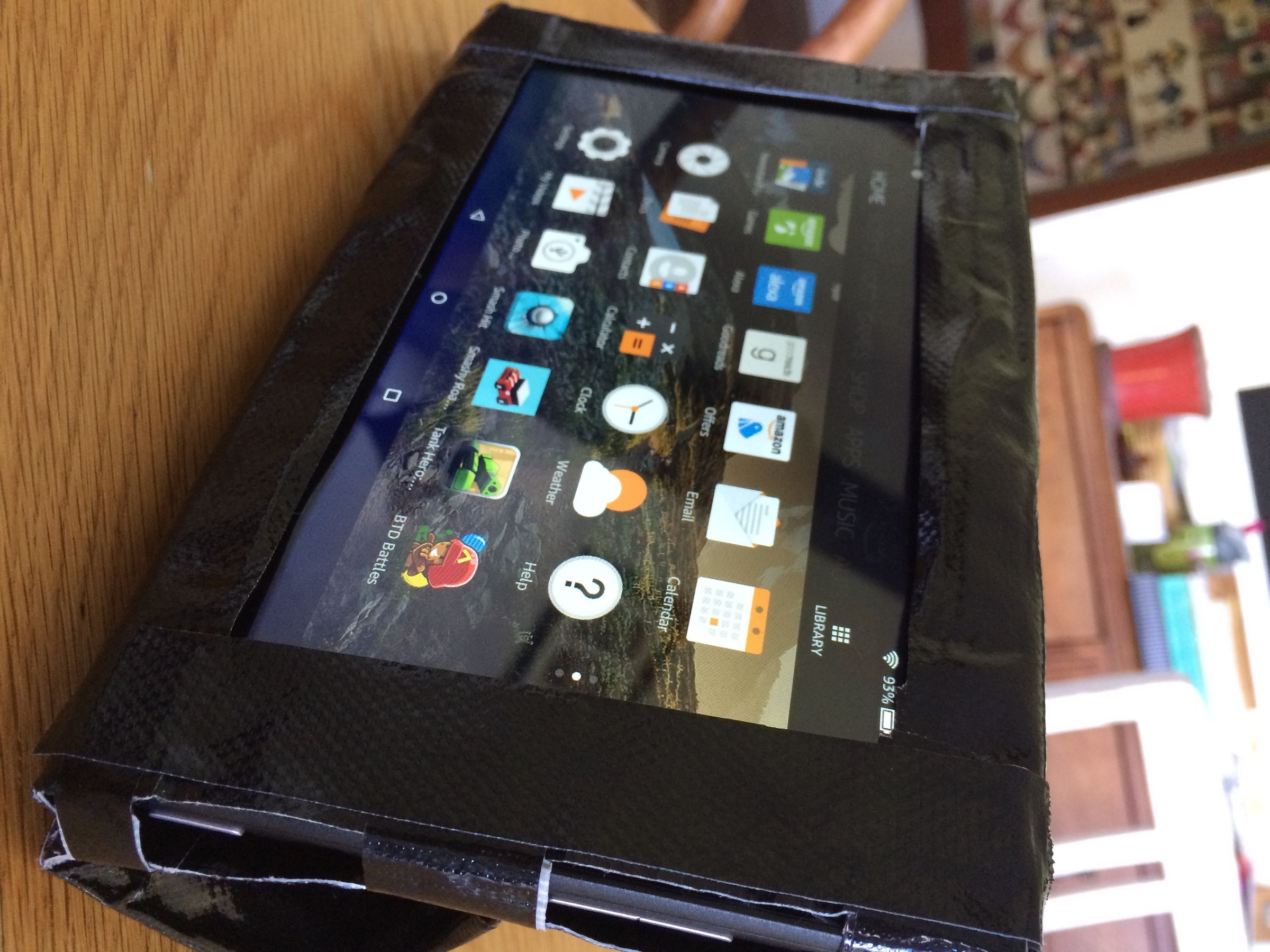 Duck Tape and Cardboard Tablet Case : 3 Steps (with Pictures ...