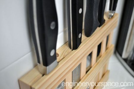 Wall Mounted Wood Knife Rack : 4 Steps (with Pictures) - Instructables