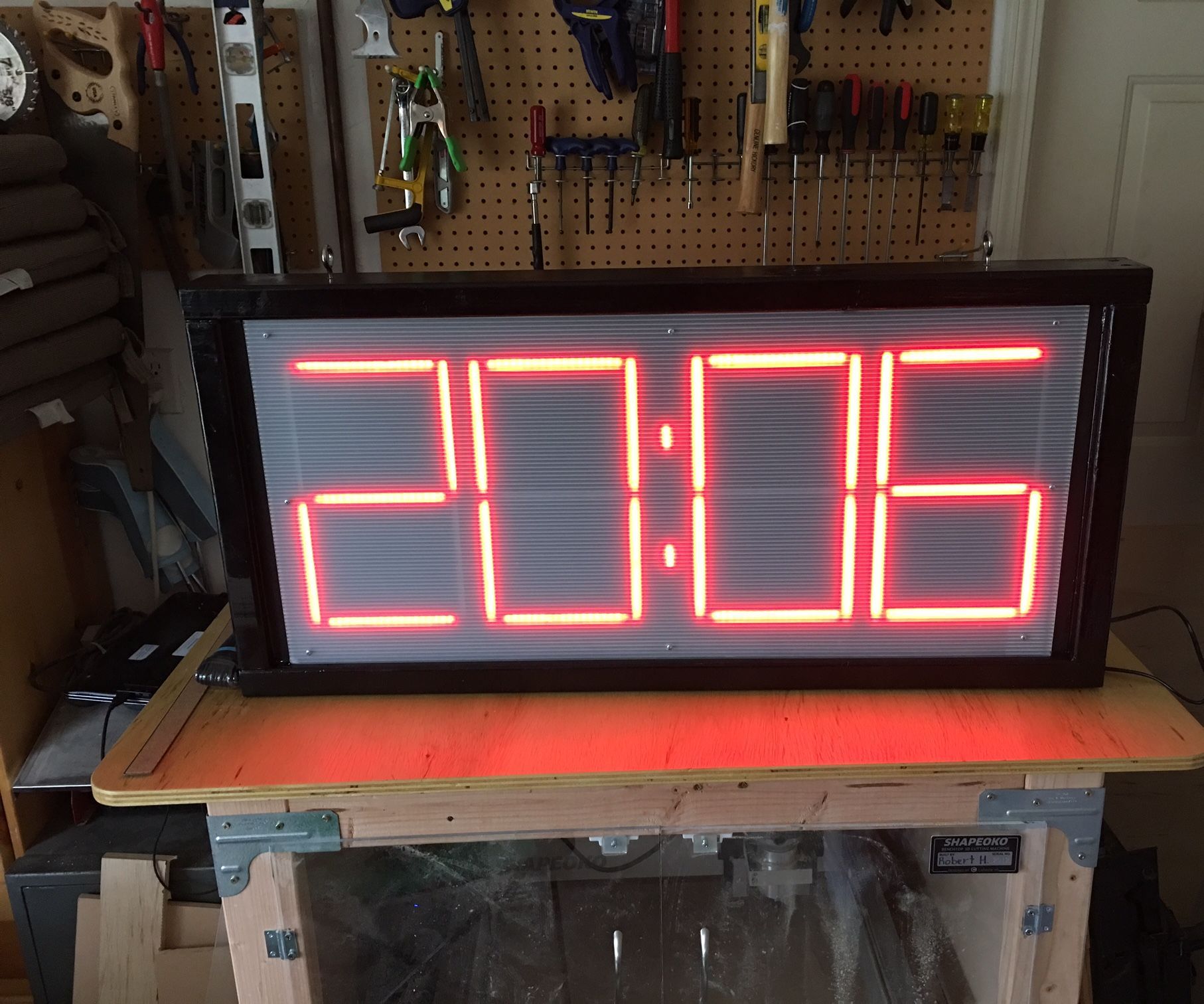 Large 7 Segment LED Pace Clock : 5 Steps (with Pictures) - Instructables