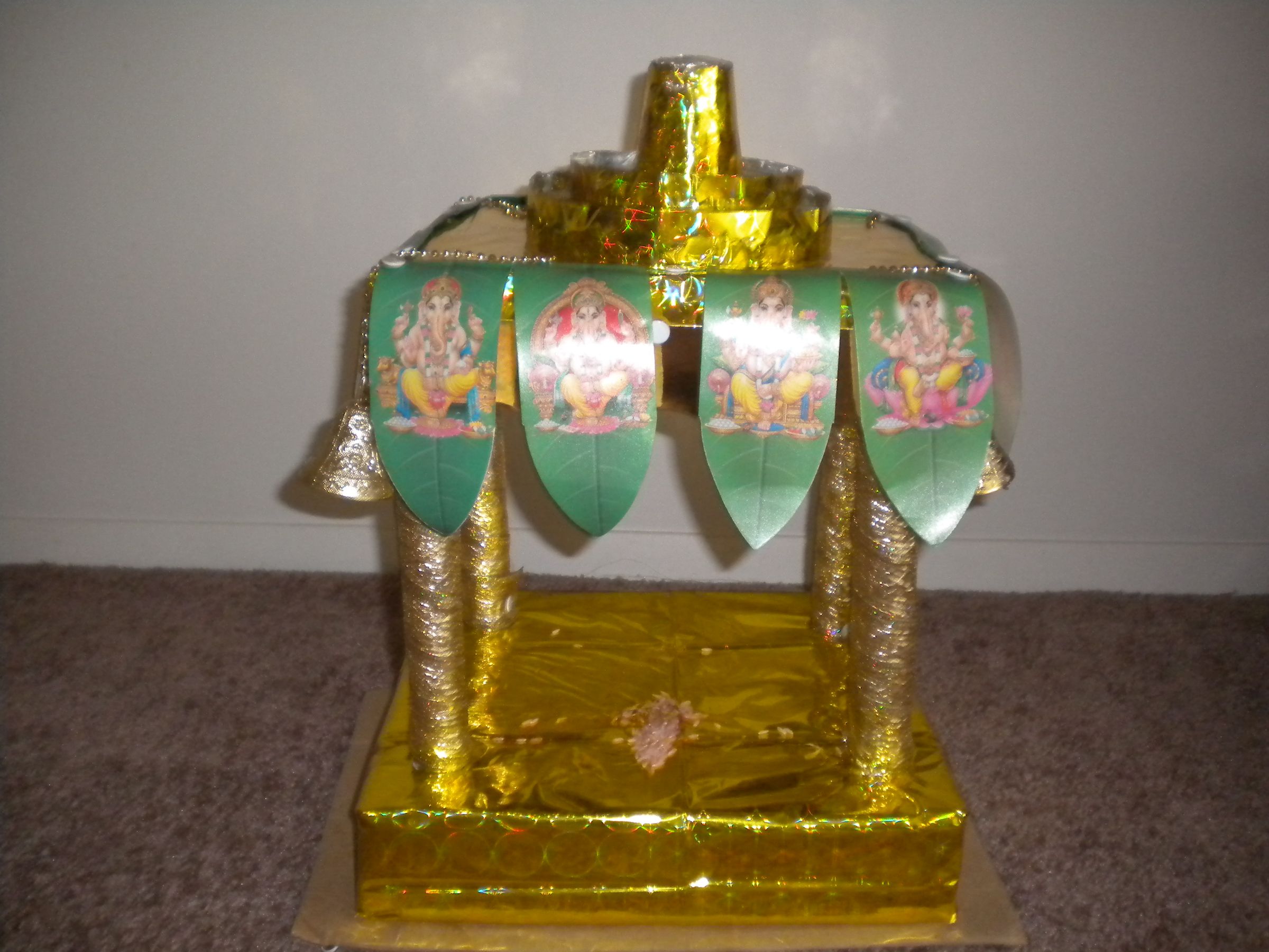 How To Make Cardboard Temple At Home at Maggie Parham blog