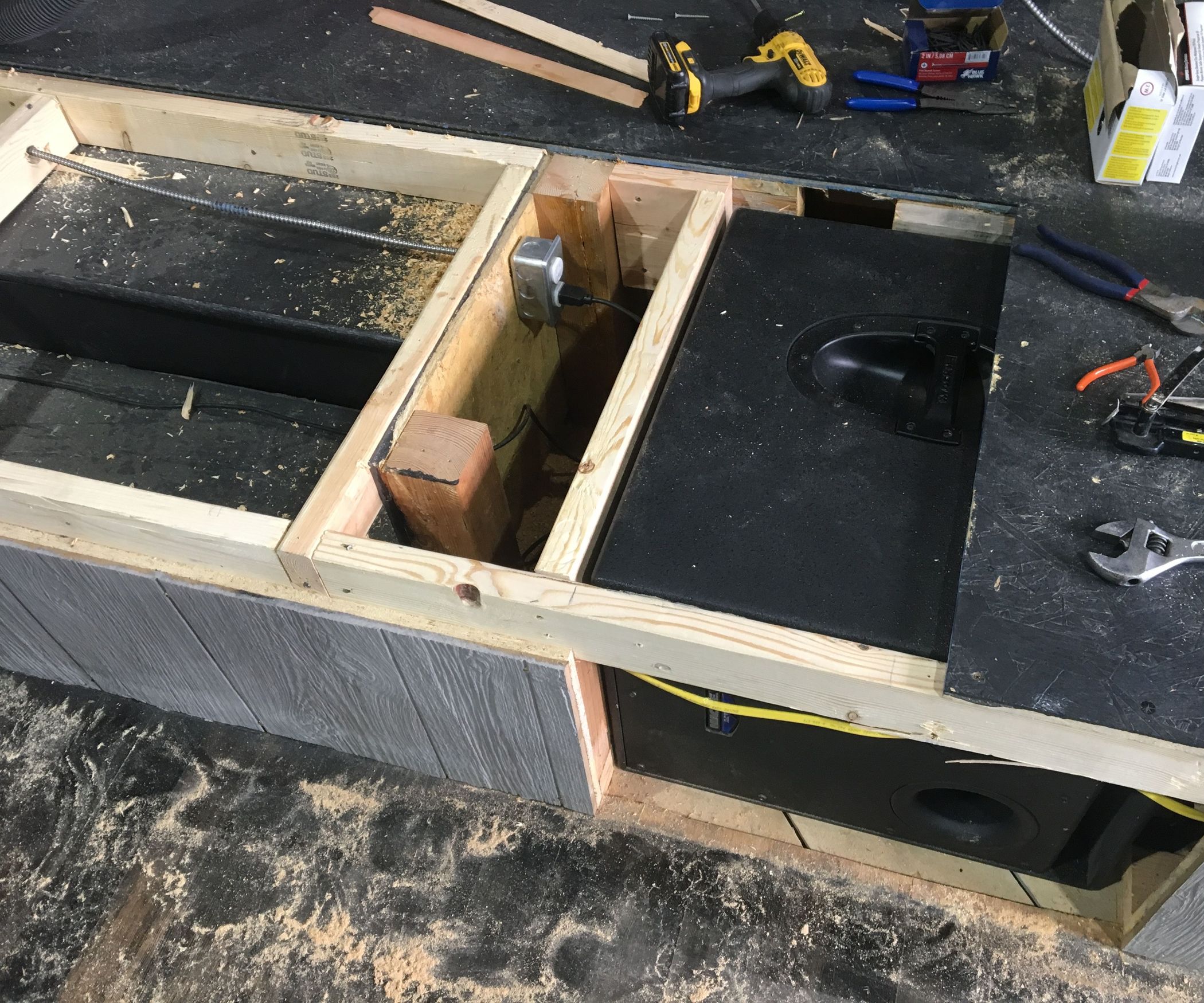 Sunken Sub, Remote Power, and Speaker Placement (with Pictures ...