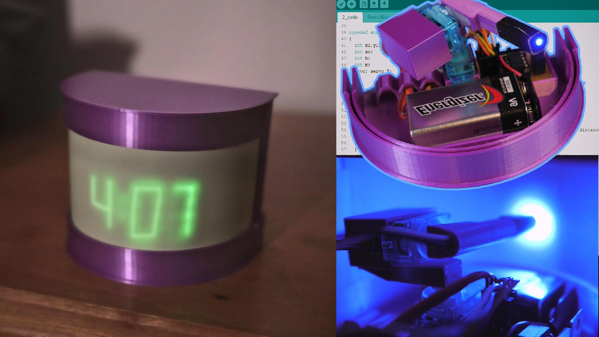 Glow in the Dark Robotic Clock : 5 Steps (with Pictures) - Instructables
