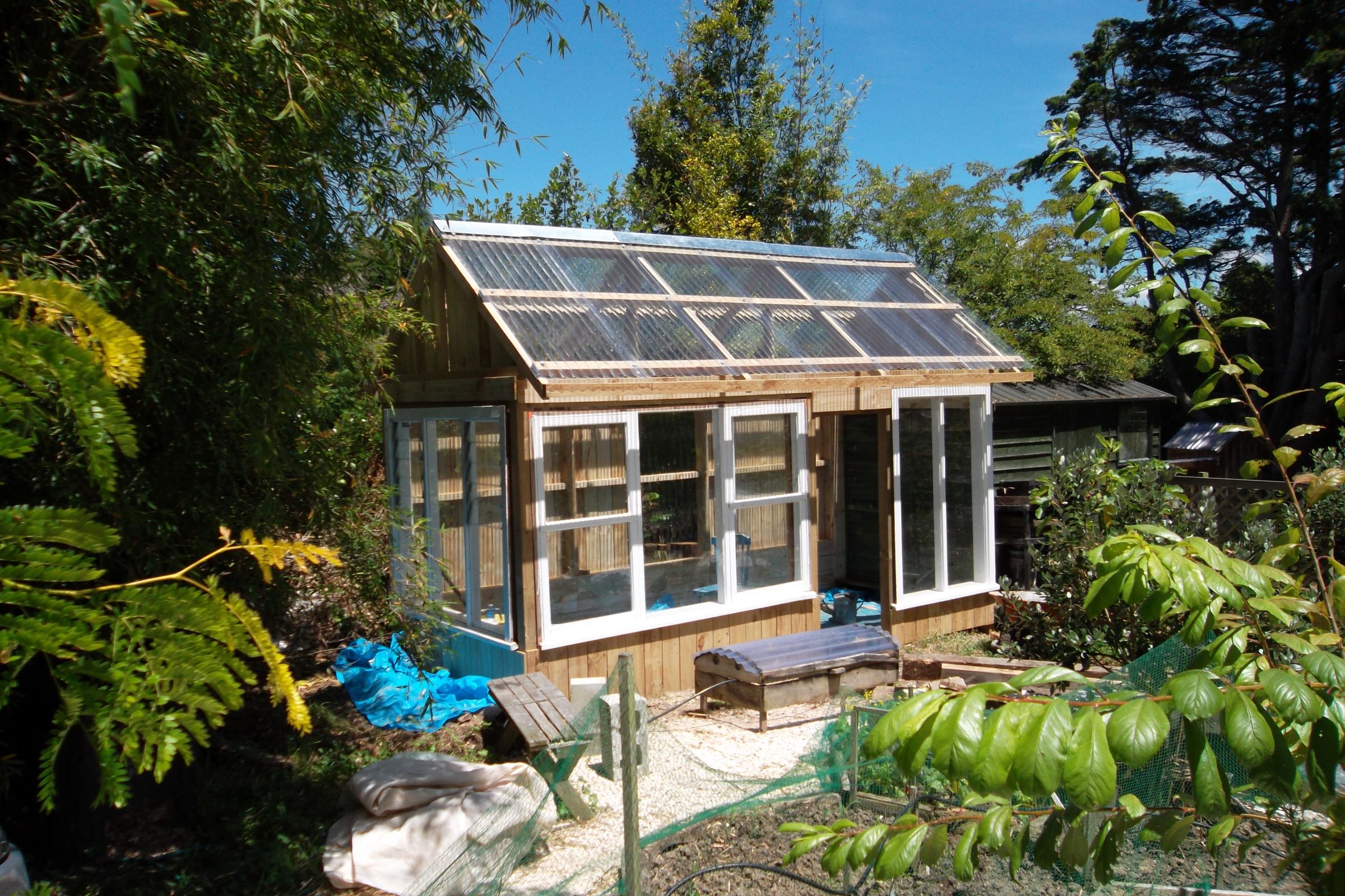 Greenhouse Made From Recycled Windows - Instructables
