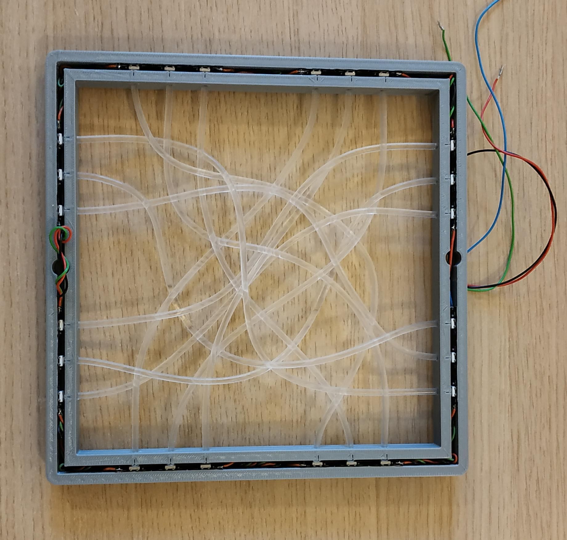 Fiber Optic and LEDs - a Wall Decoration : 6 Steps (with Pictures ...