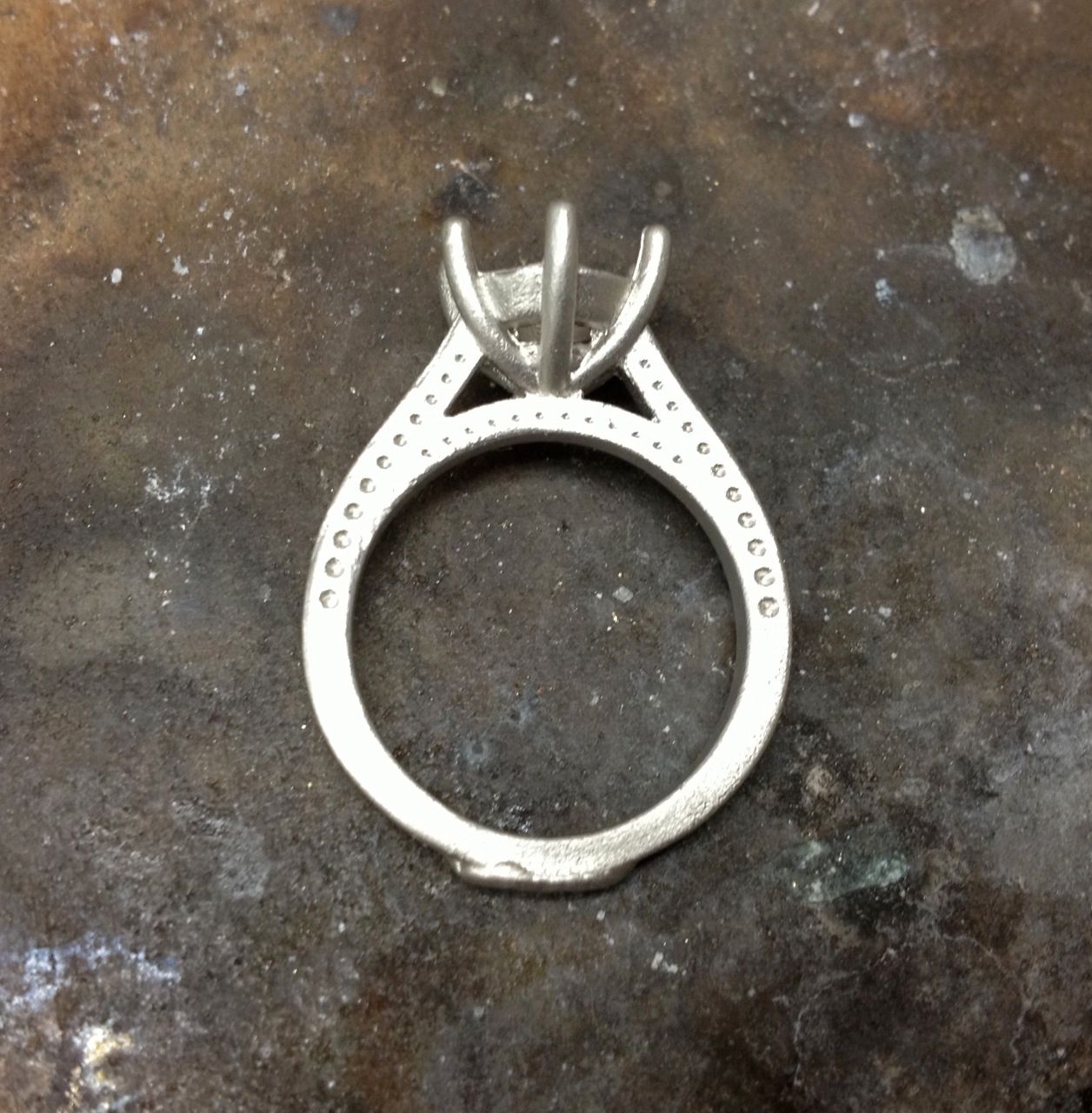 Custom Platinum Engagement Ring- From CAD to Finish : 15 Steps ...