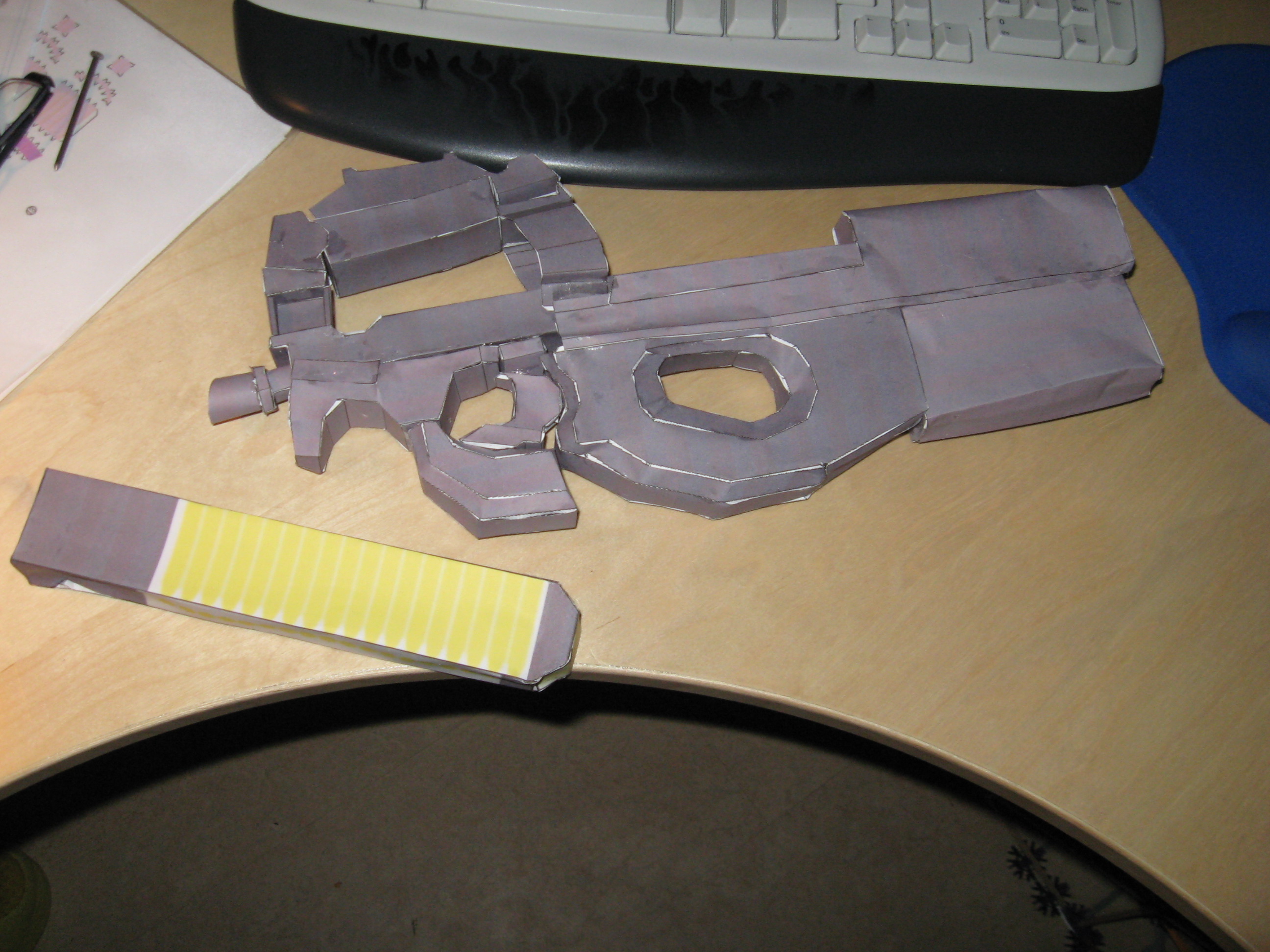How to Make a Paper Model Gun! : 10 Steps - Instructables