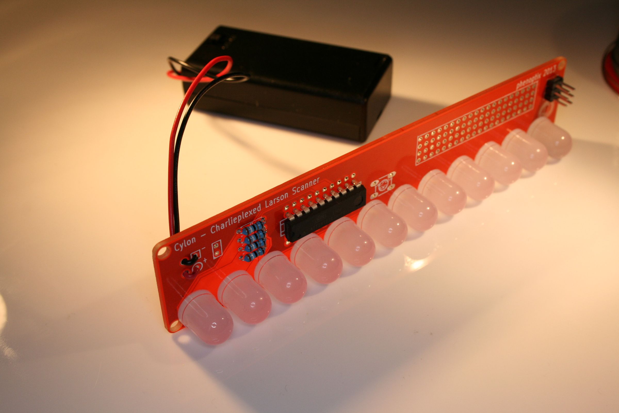 The Cylon - Larson Scanner Kit - With Charlieplexing! : 9 Steps (with ...