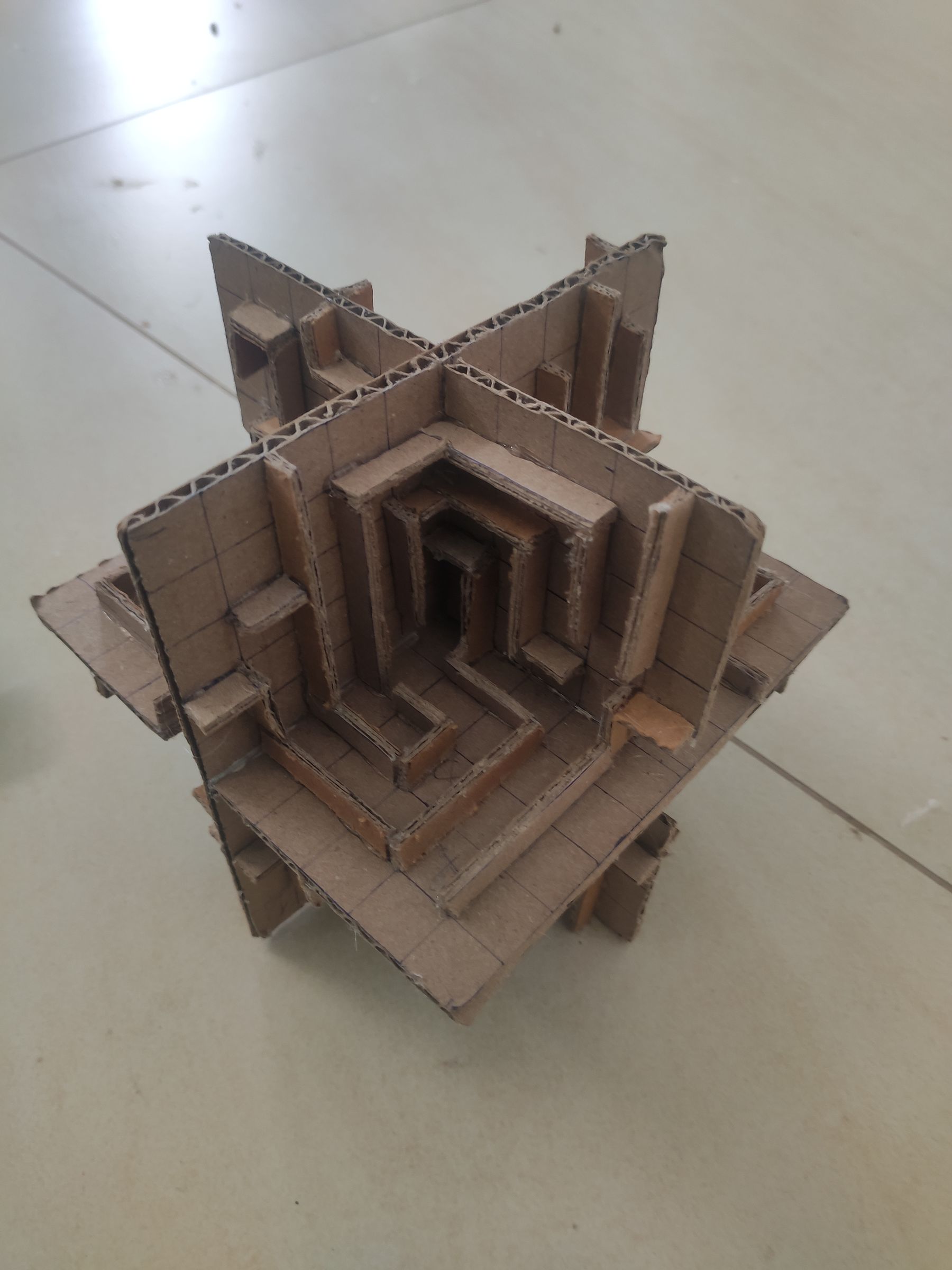 3D Cardboard Labyrinth Maze : 19 Steps (with Pictures) - Instructables