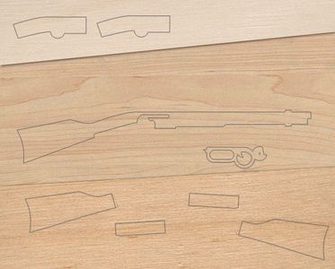 How to Make a Wooden Toy Winchester Rifle : 4 Steps (with Pictures ...