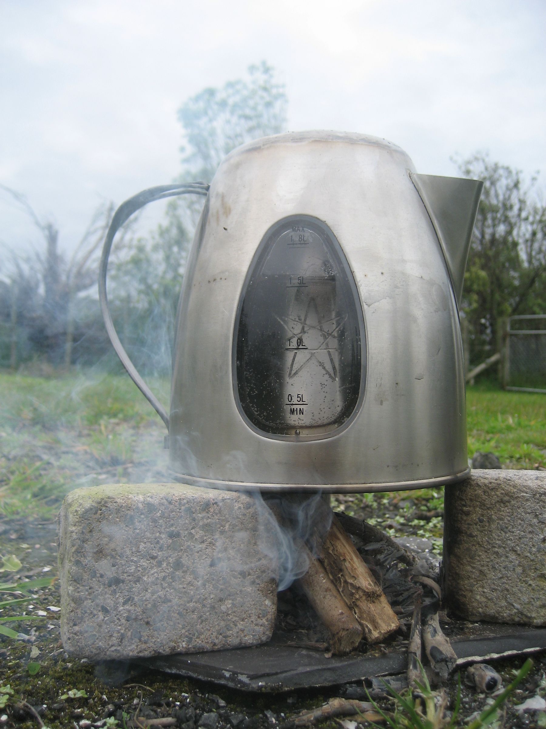 Wood Fired Kettle : 5 Steps - Instructables