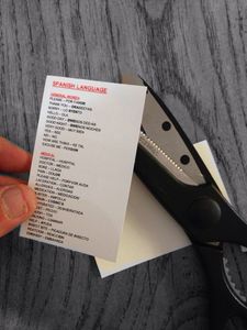 DIY Language Translation Cards for Traveling : 3 Steps (with Pictures ...