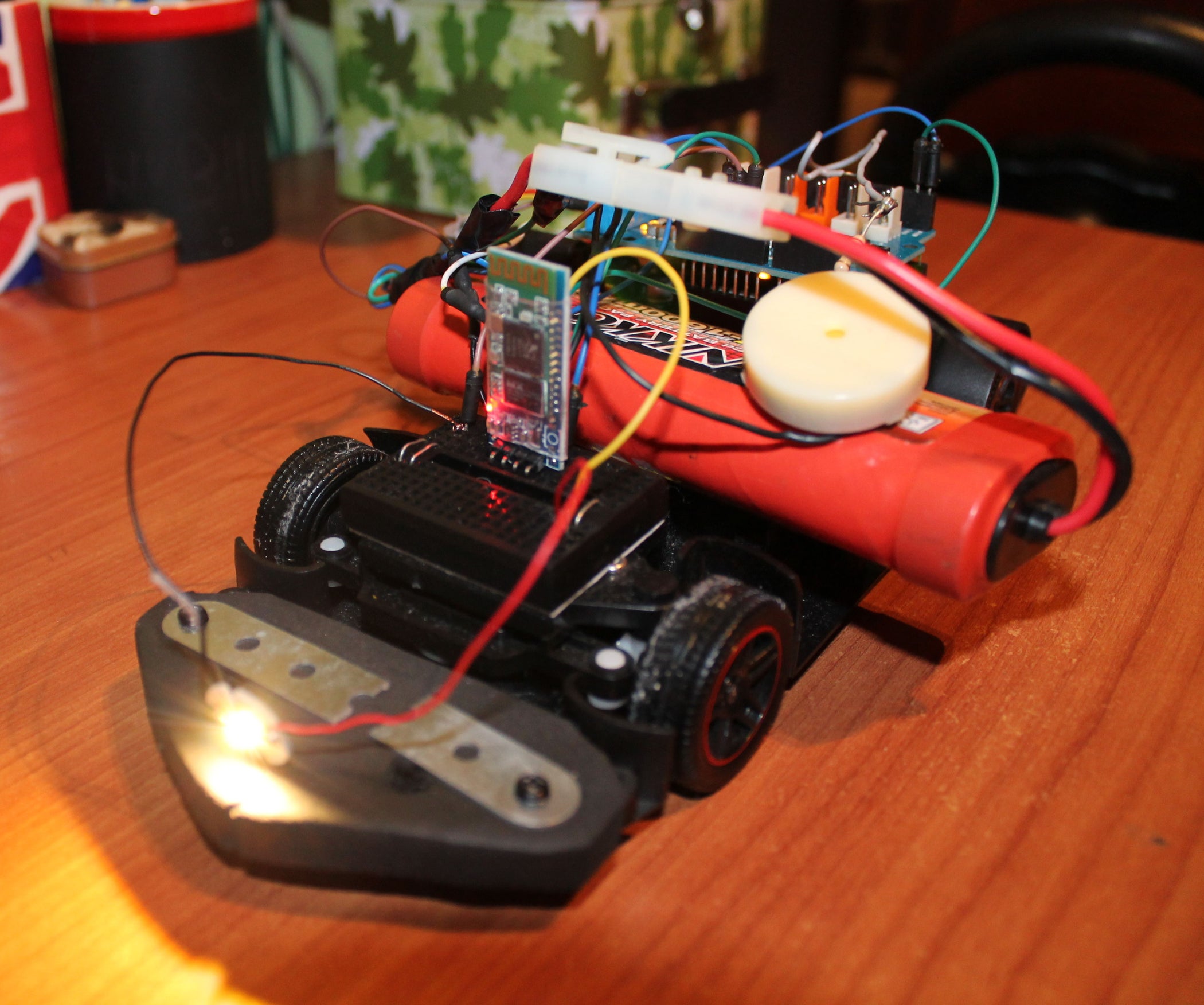 Arduino Rc Car Bluetooth Con Motor Shield 4 Steps Instructables