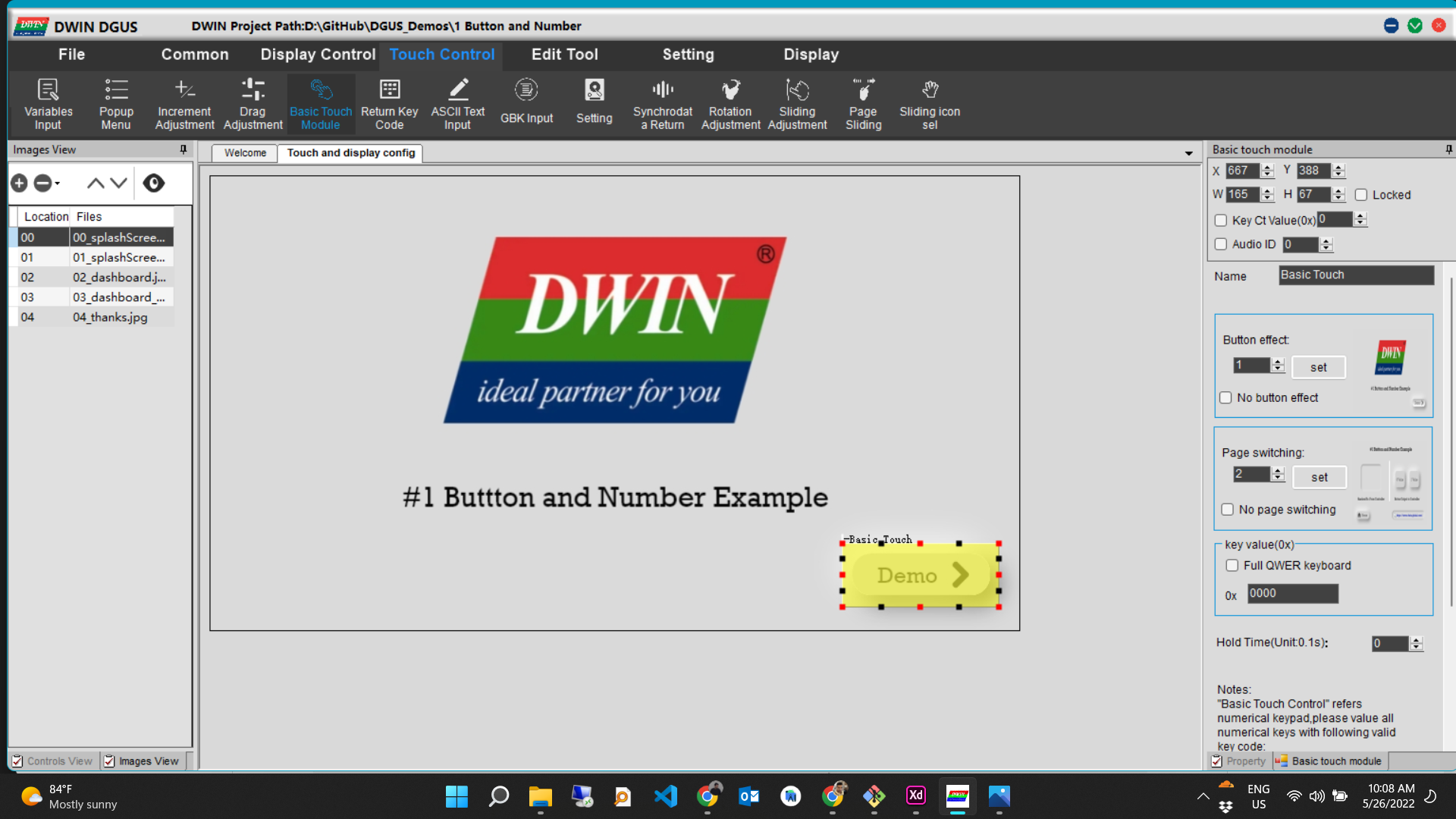 #1 DWIN HMI Number & Buttons Example With Arduino : 7 Steps - Instructables