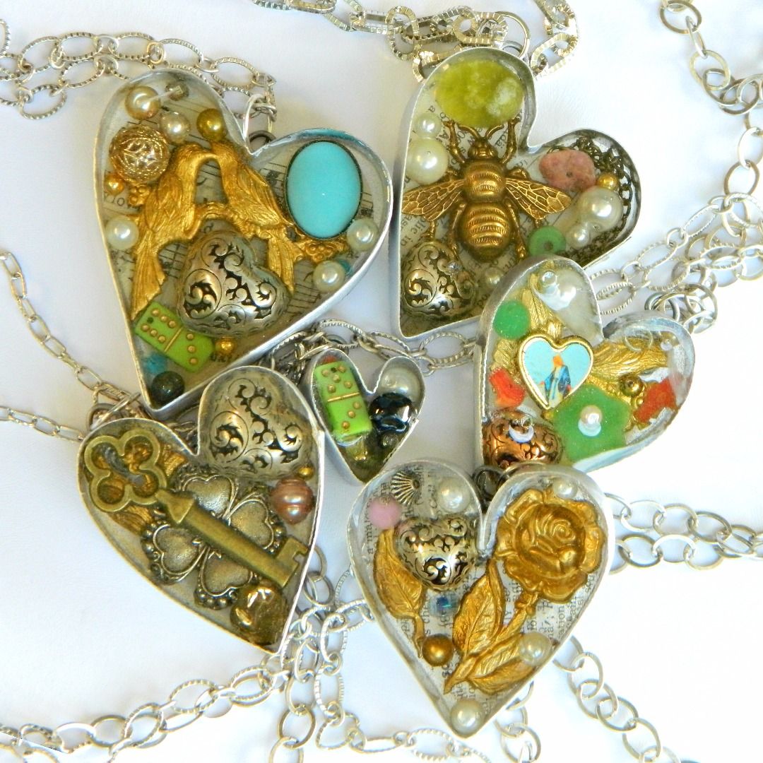 Handmade Bezel Resin Hearts : 4 Steps (with Pictures) - Instructables