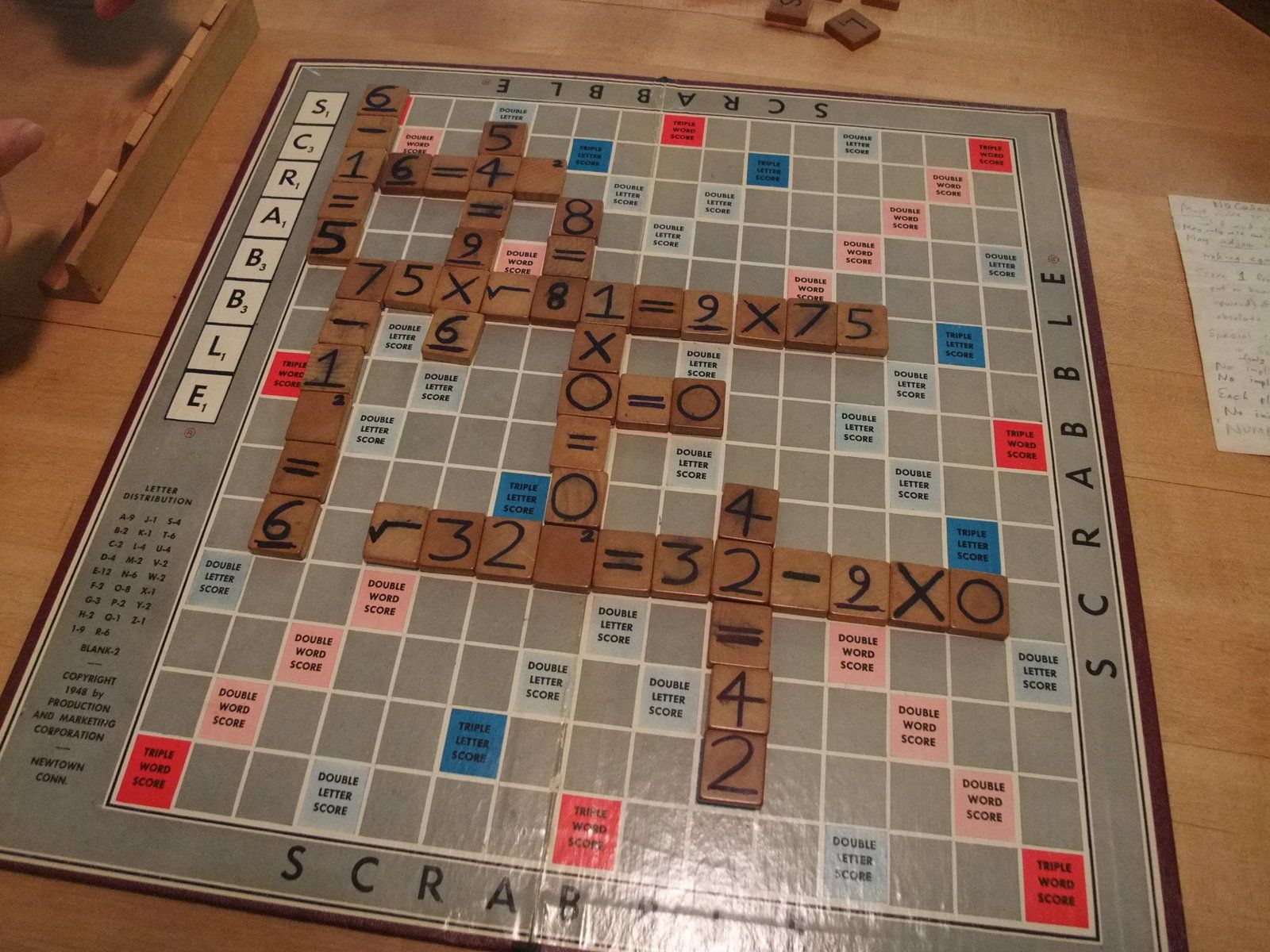Number Scrabble - the Game (aka: Math Scrabble) : 4 Steps (with ...