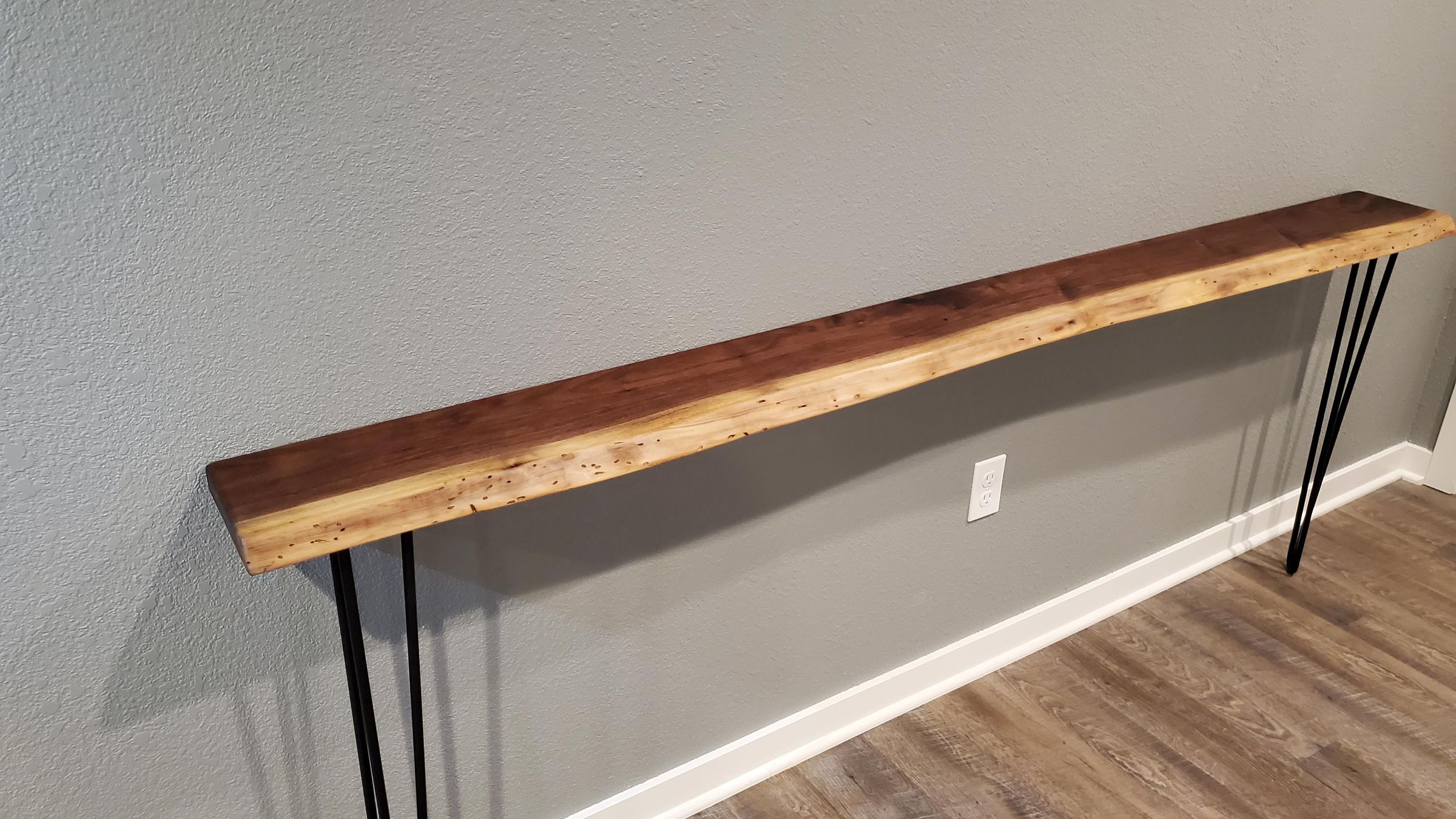 Walnut Live Edge Console Table : 9 Steps (with Pictures) - Instructables