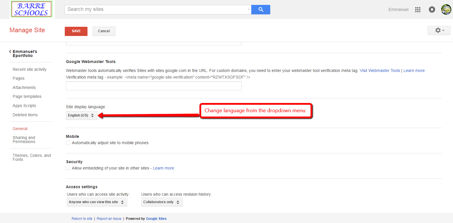 Eportfolio With Google Sites : 8 Steps - Instructables
