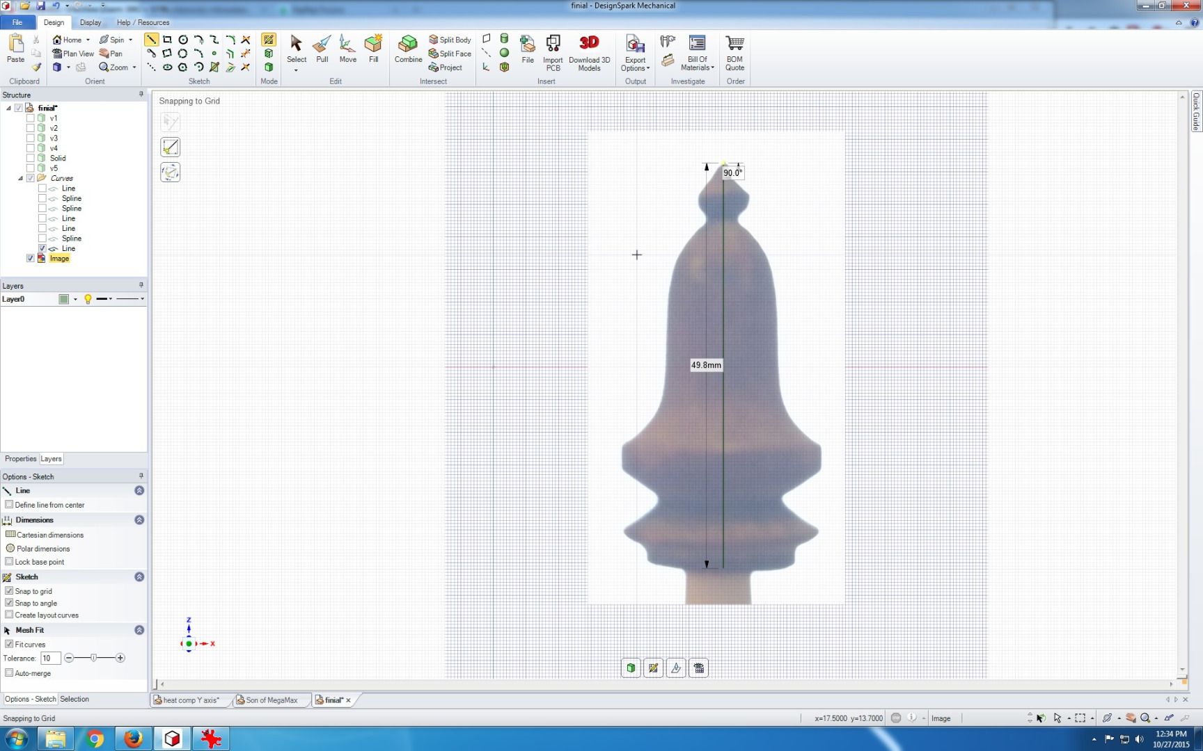 Use DesignSpark Mechanical to Duplicate and 3D Print a Decorative ...