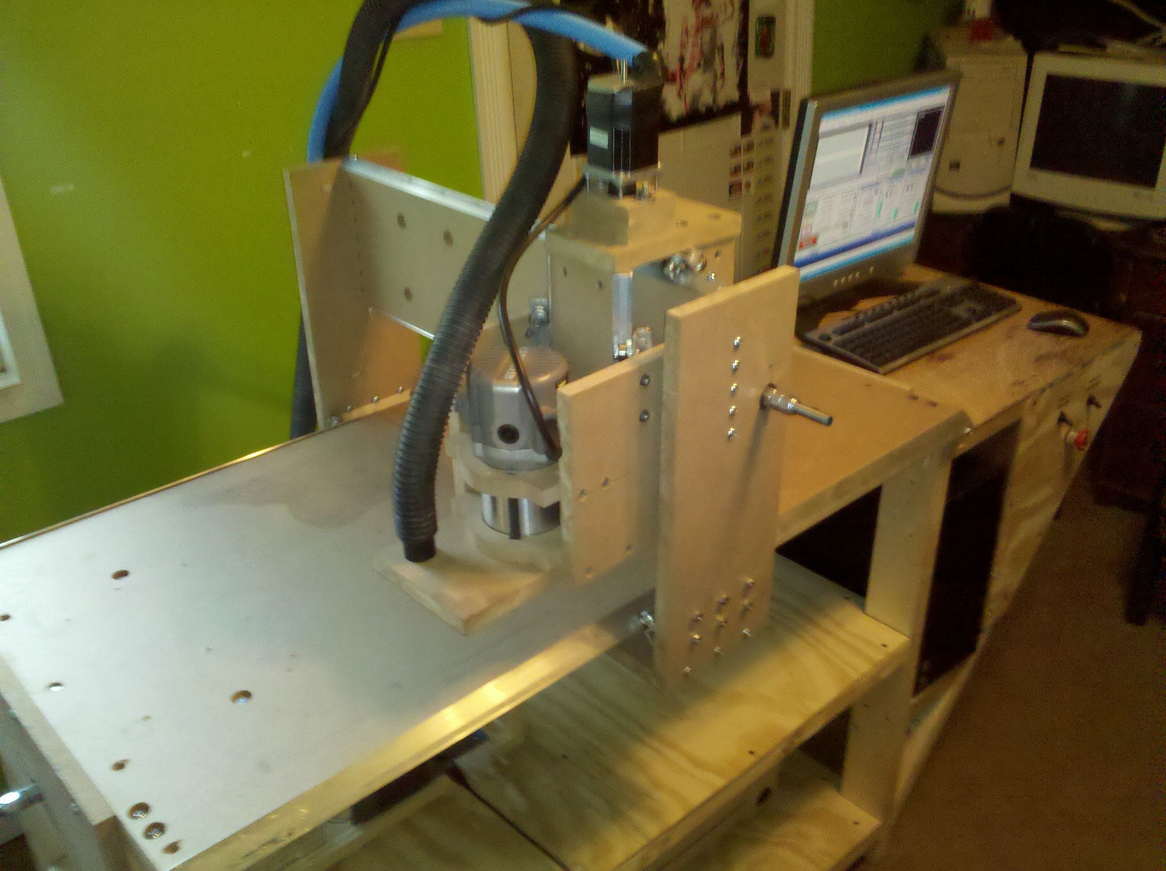 Homemade 2'x4' Wood CNC Router : 4 Steps (with Pictures) - Instructables
