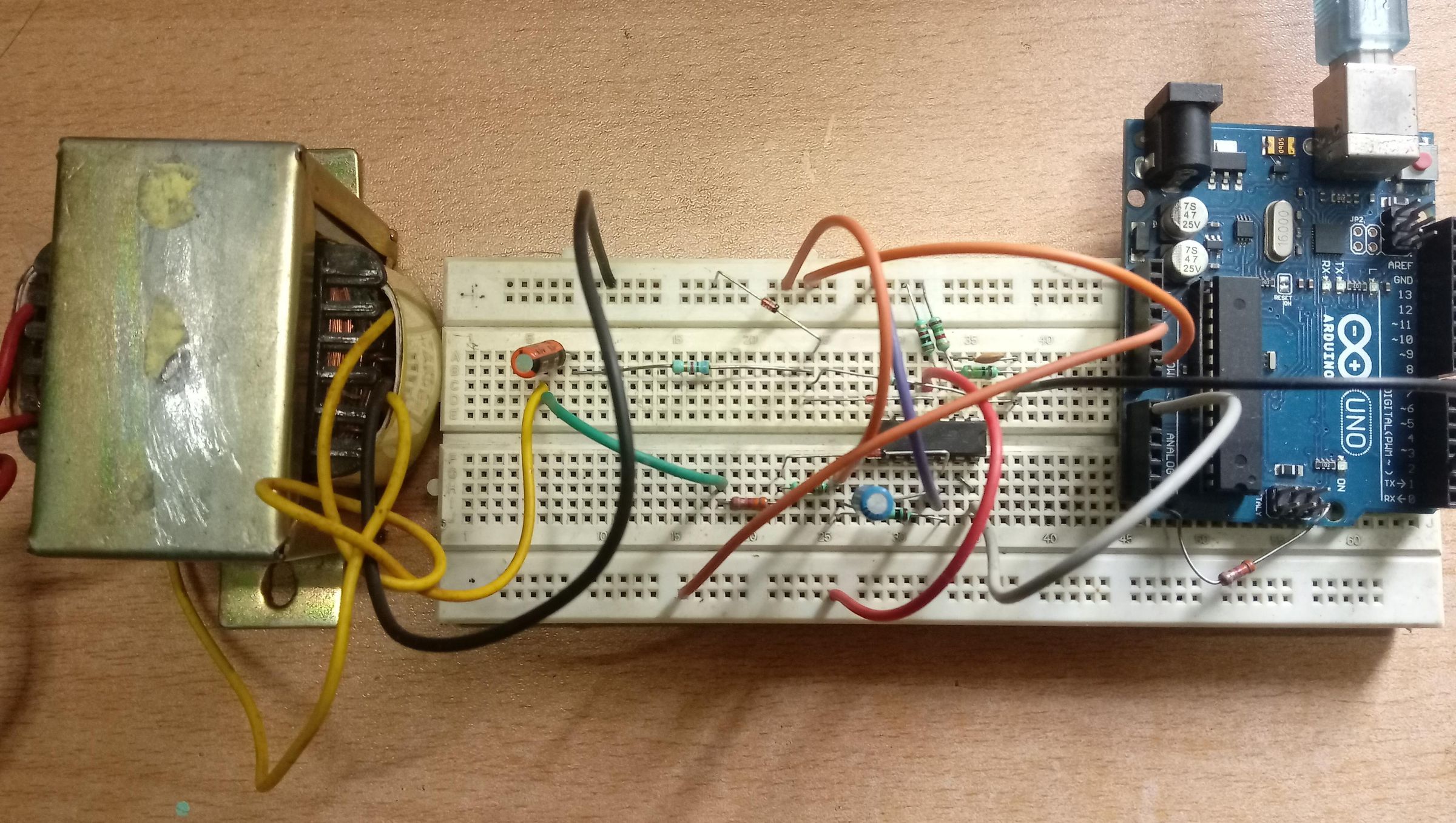 Power Supply Frequency and Voltage Measurement Using Arduino : 6 Steps ...