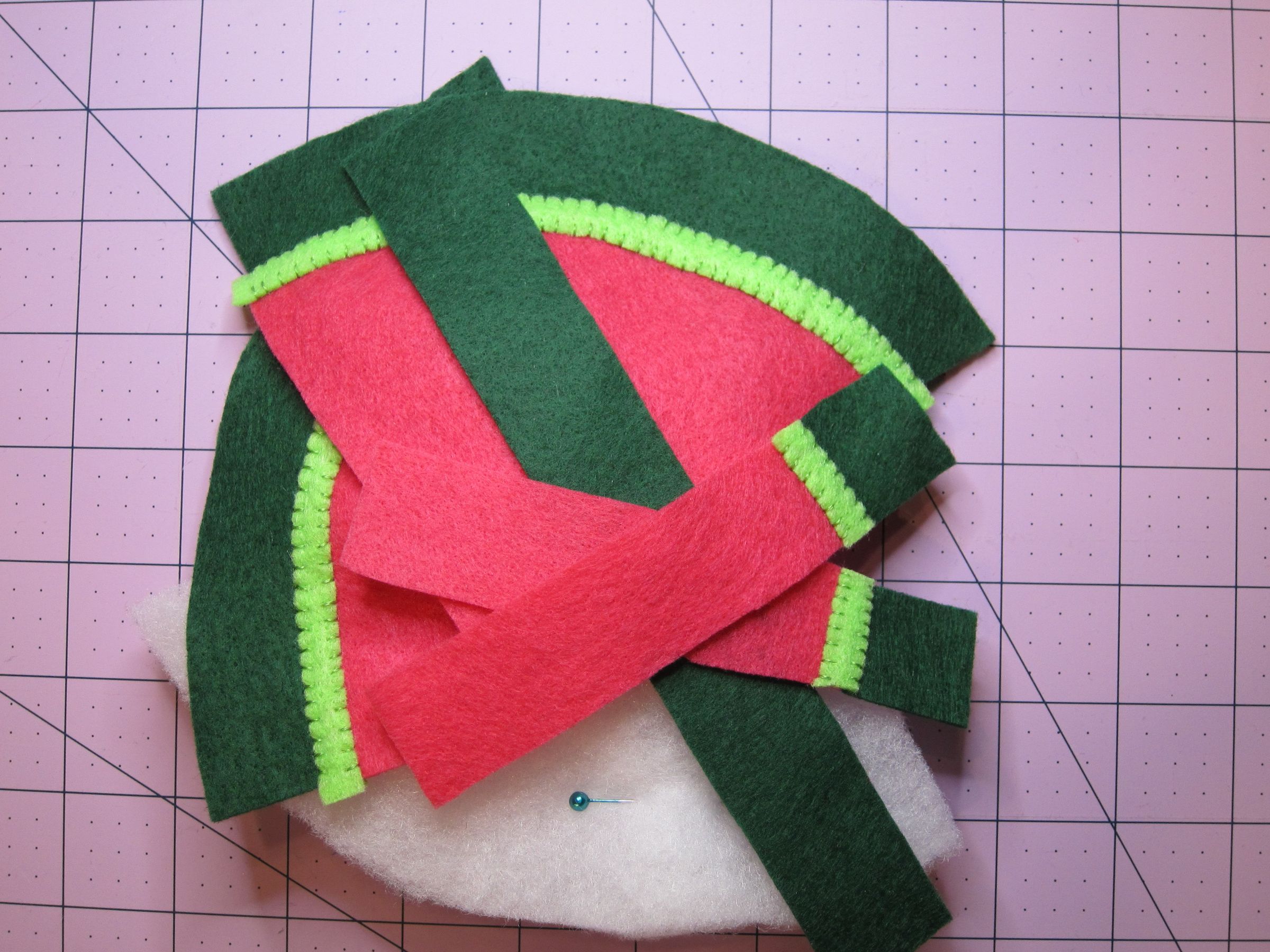 Felt Watermelon Slice : 20 Steps (with Pictures) - Instructables
